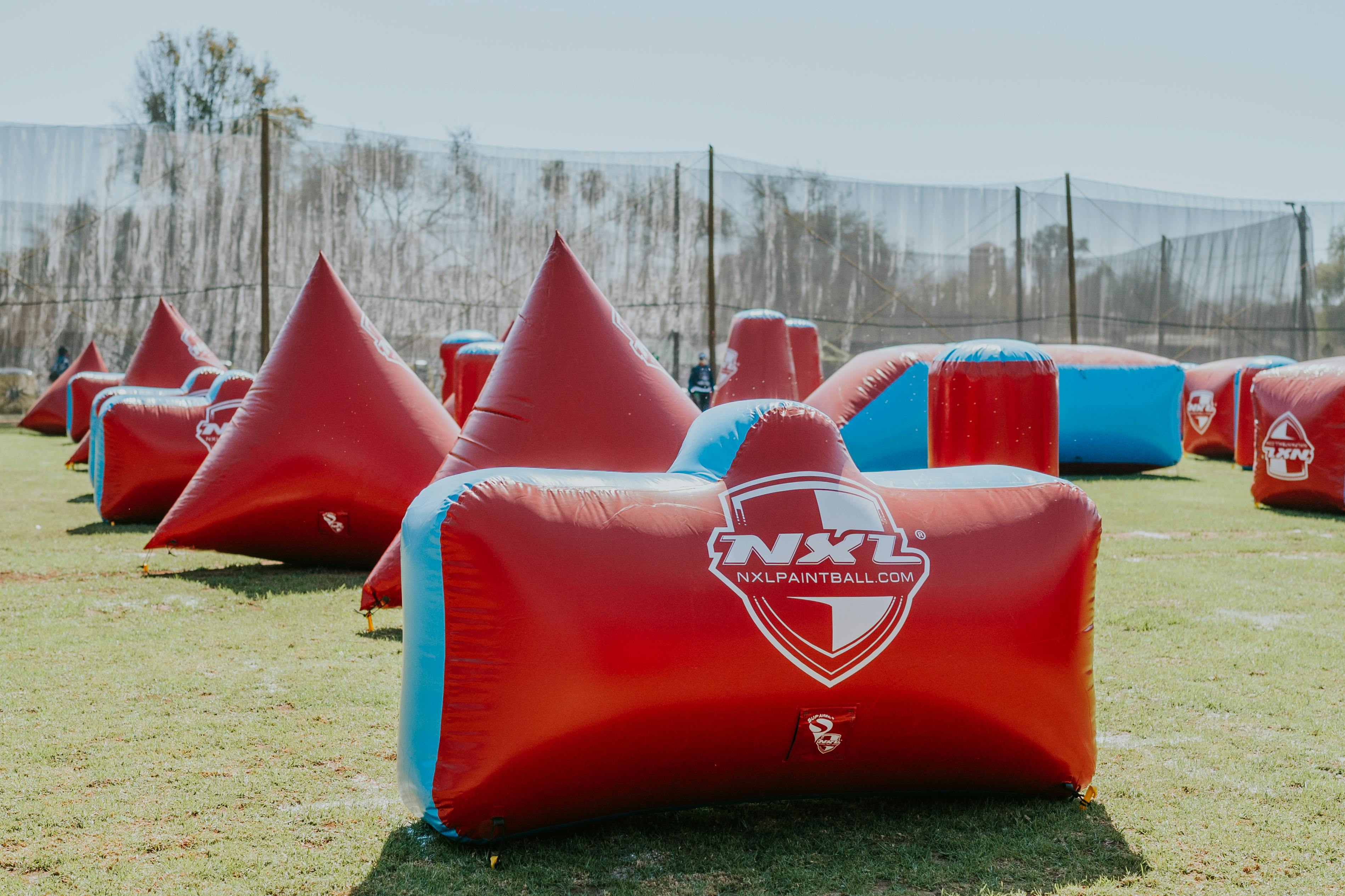 Obstacles on a Paintball Playing Field · Free Stock Photo