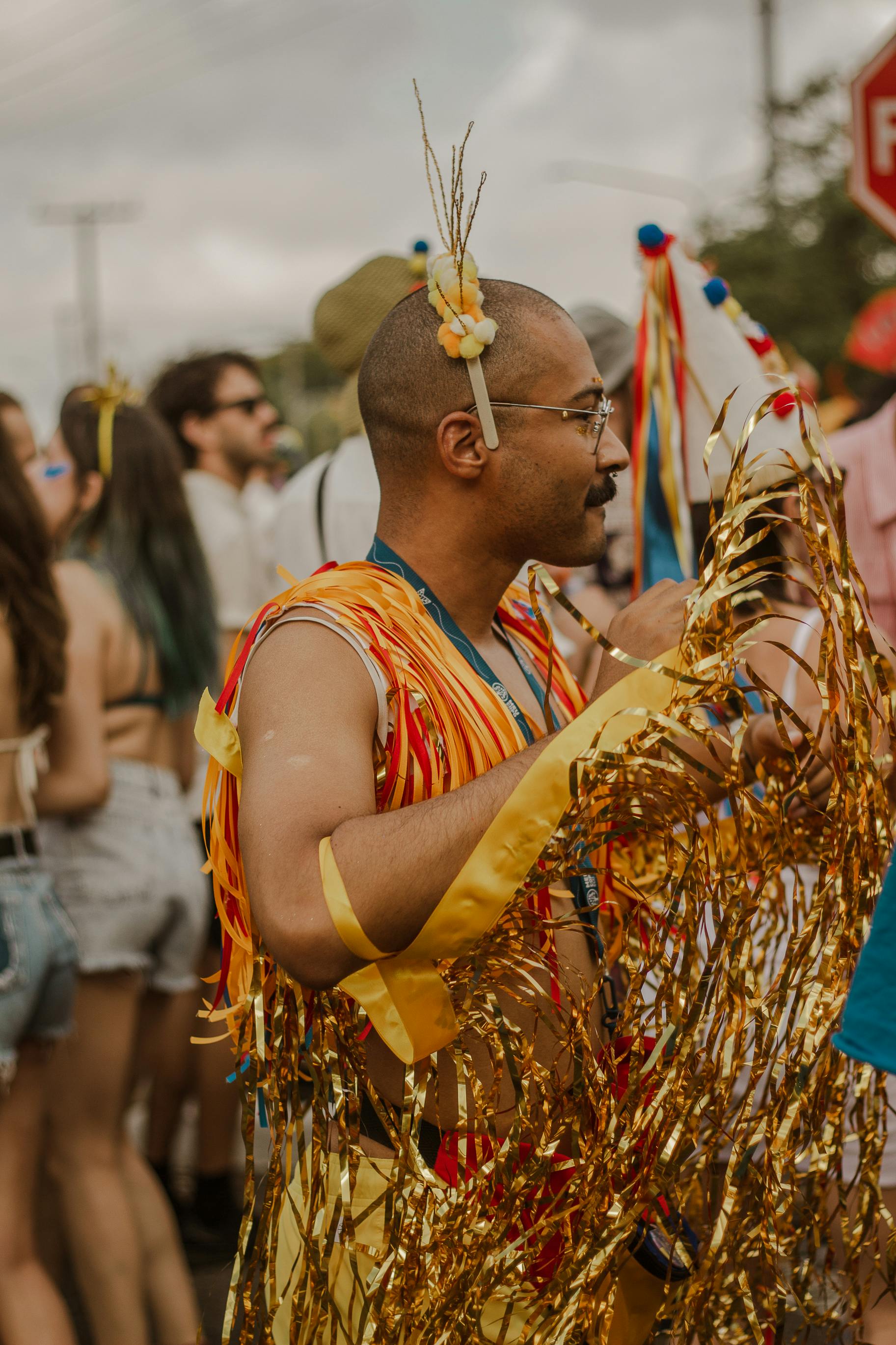 Native Americans Walking in Parade · Free Stock Photo