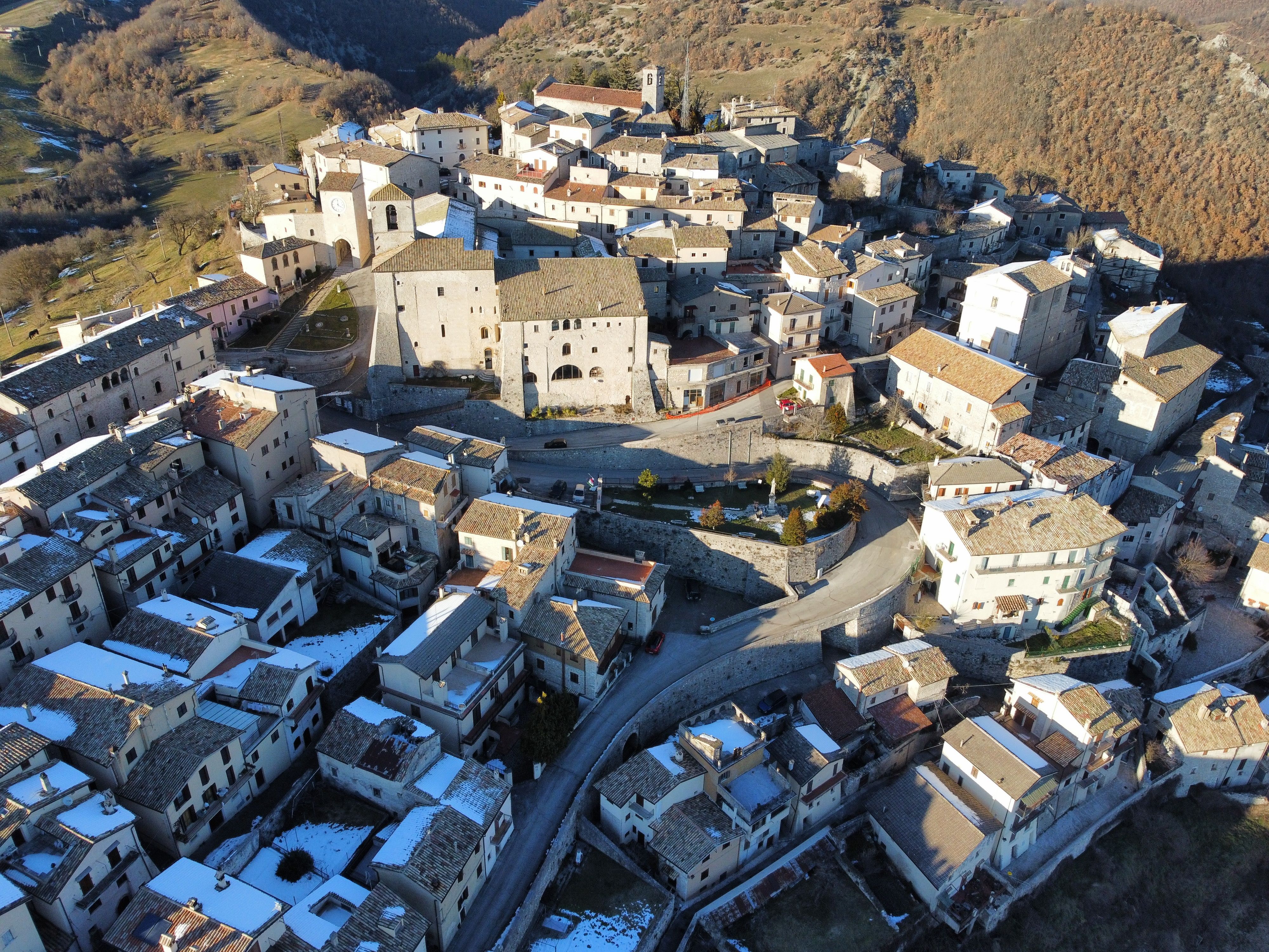 Drone Shot of Old Town · Free Stock Photo