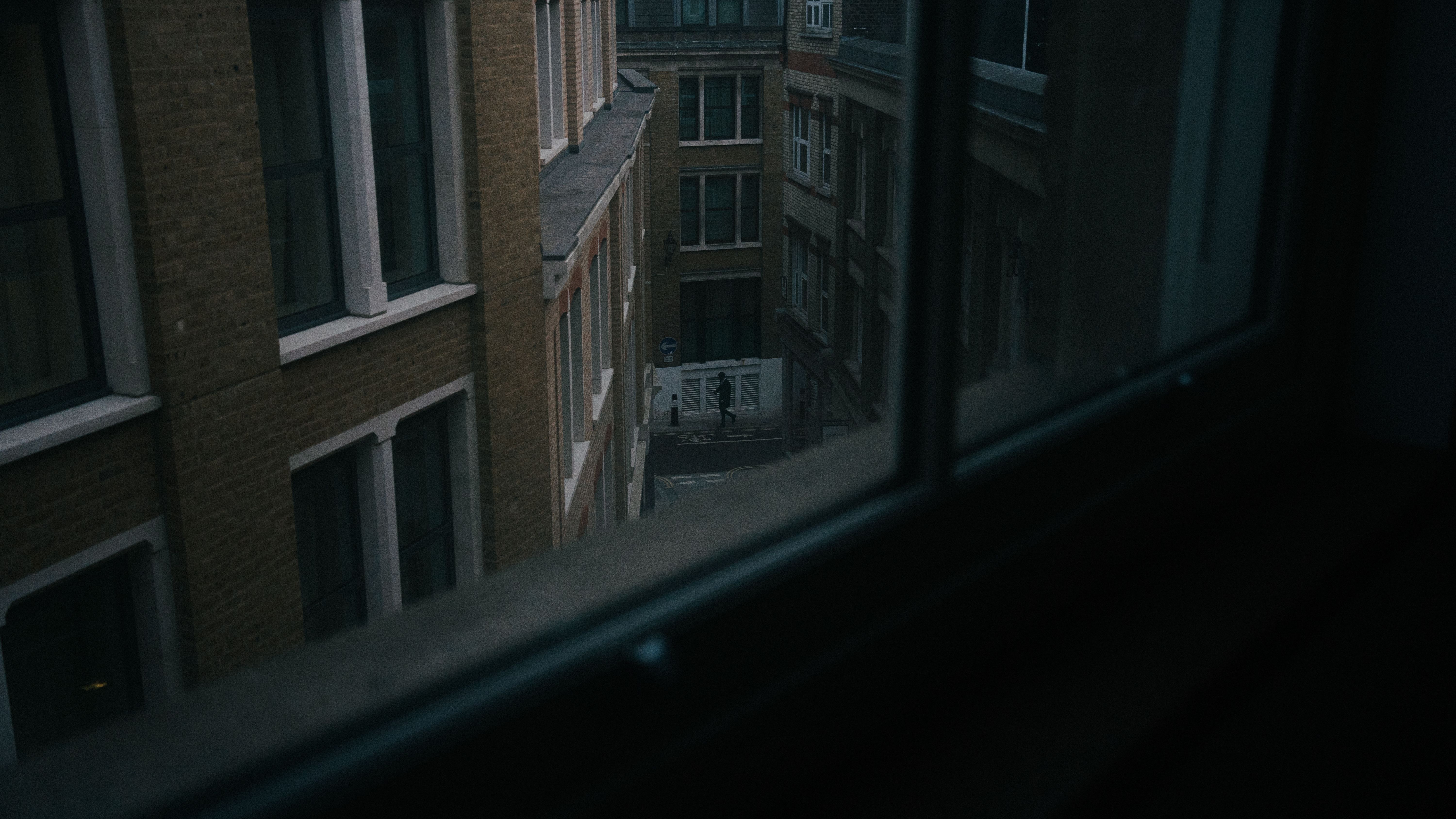 Narrow Alley behind Apartment Windows · Free Stock Photo