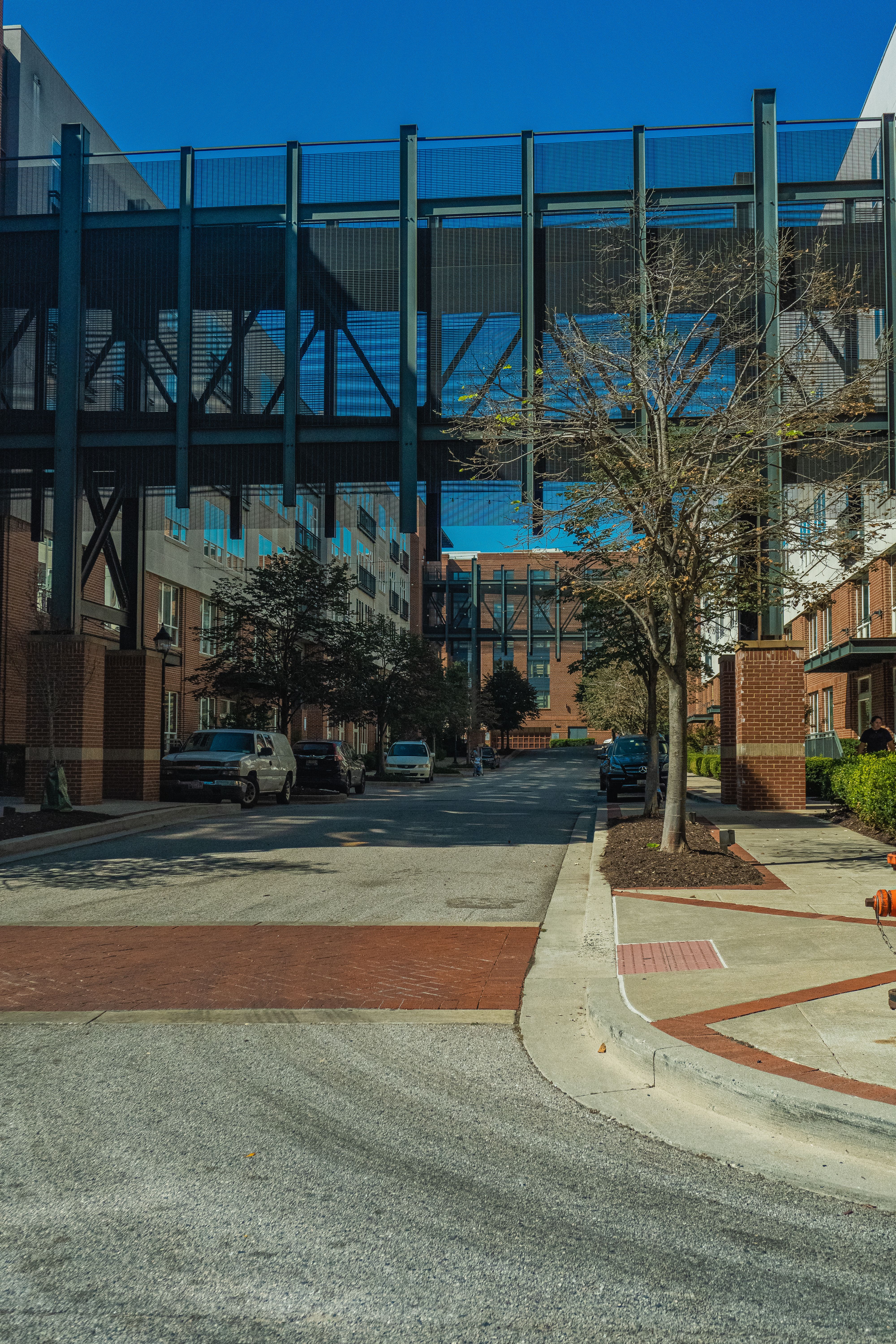 Walkway above a Street · Free Stock Photo