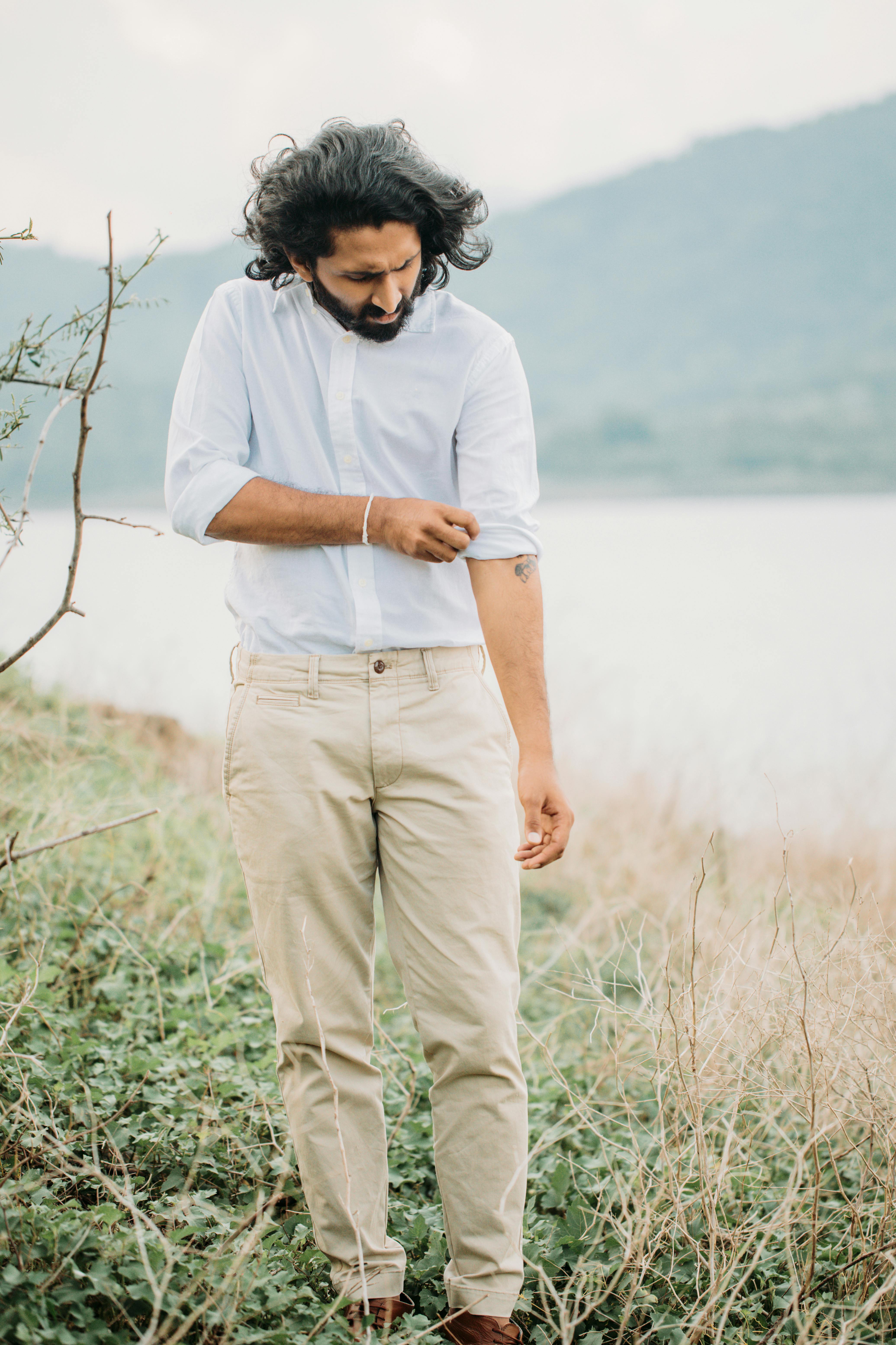 Man in Maroon Sherwani and White Pants · Free Stock Photo