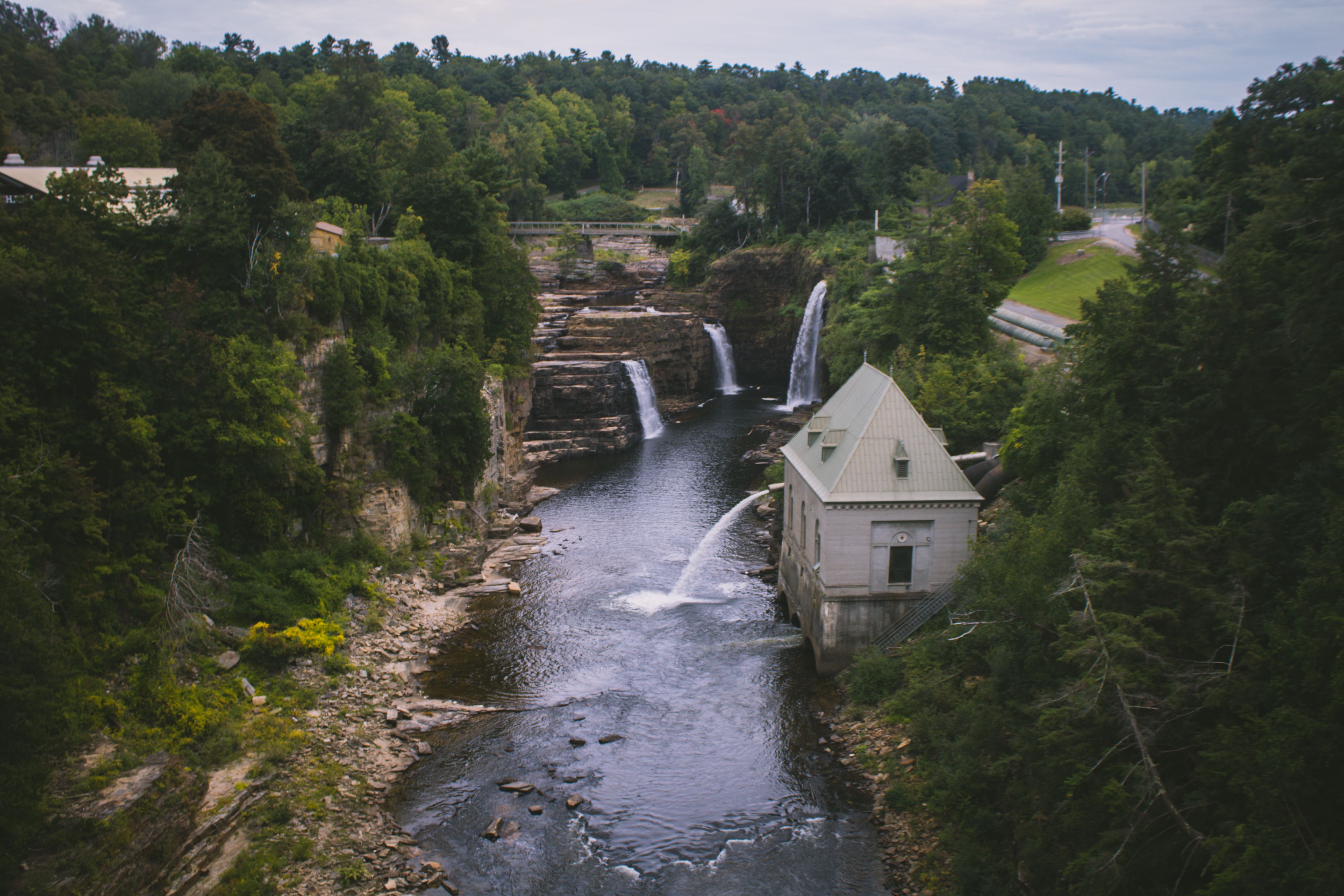 Aerial Photography of the Ausable Chasm · Free Stock Photo