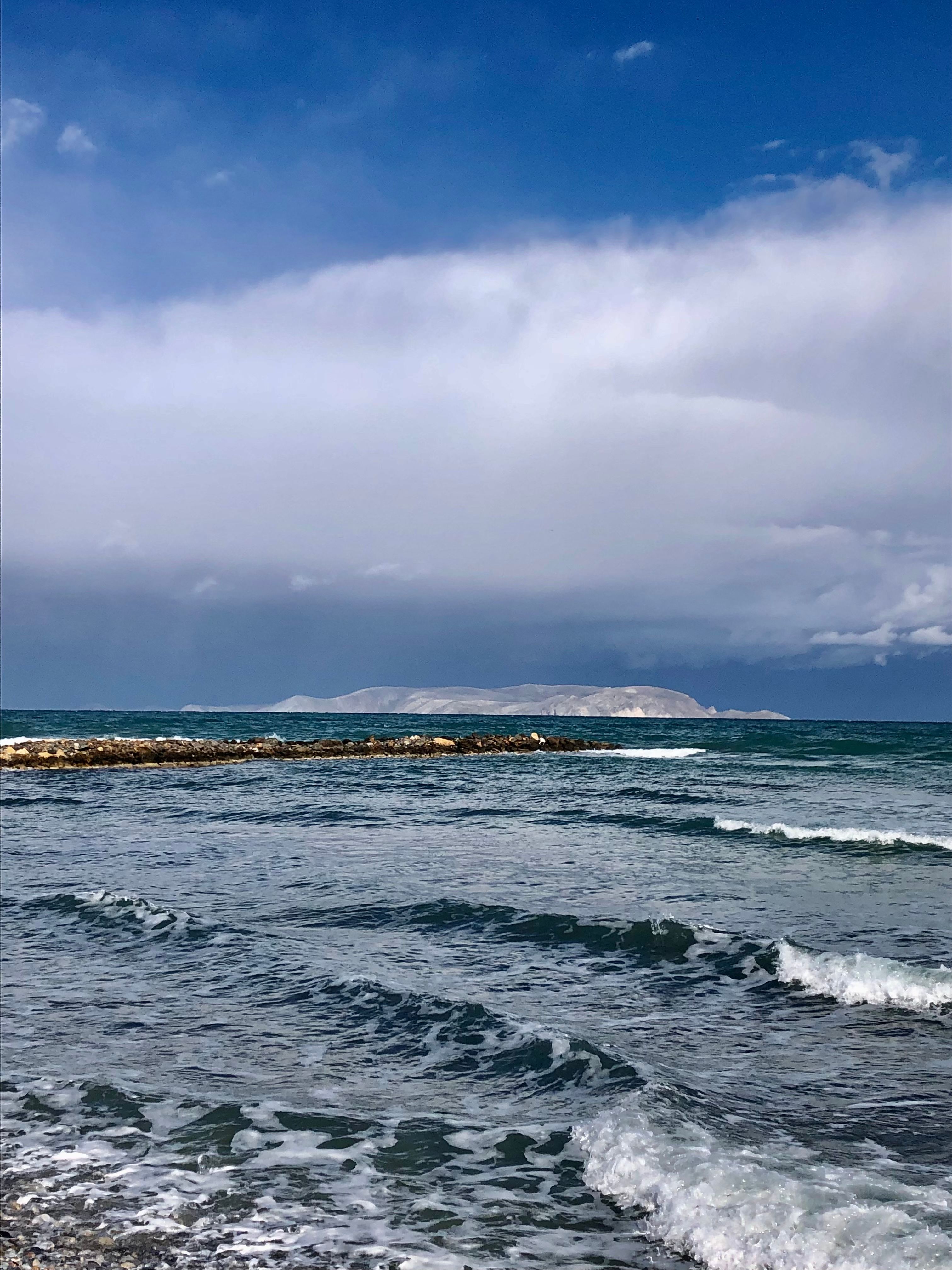 Dark Rain Clouds over the Sea · Free Stock Photo