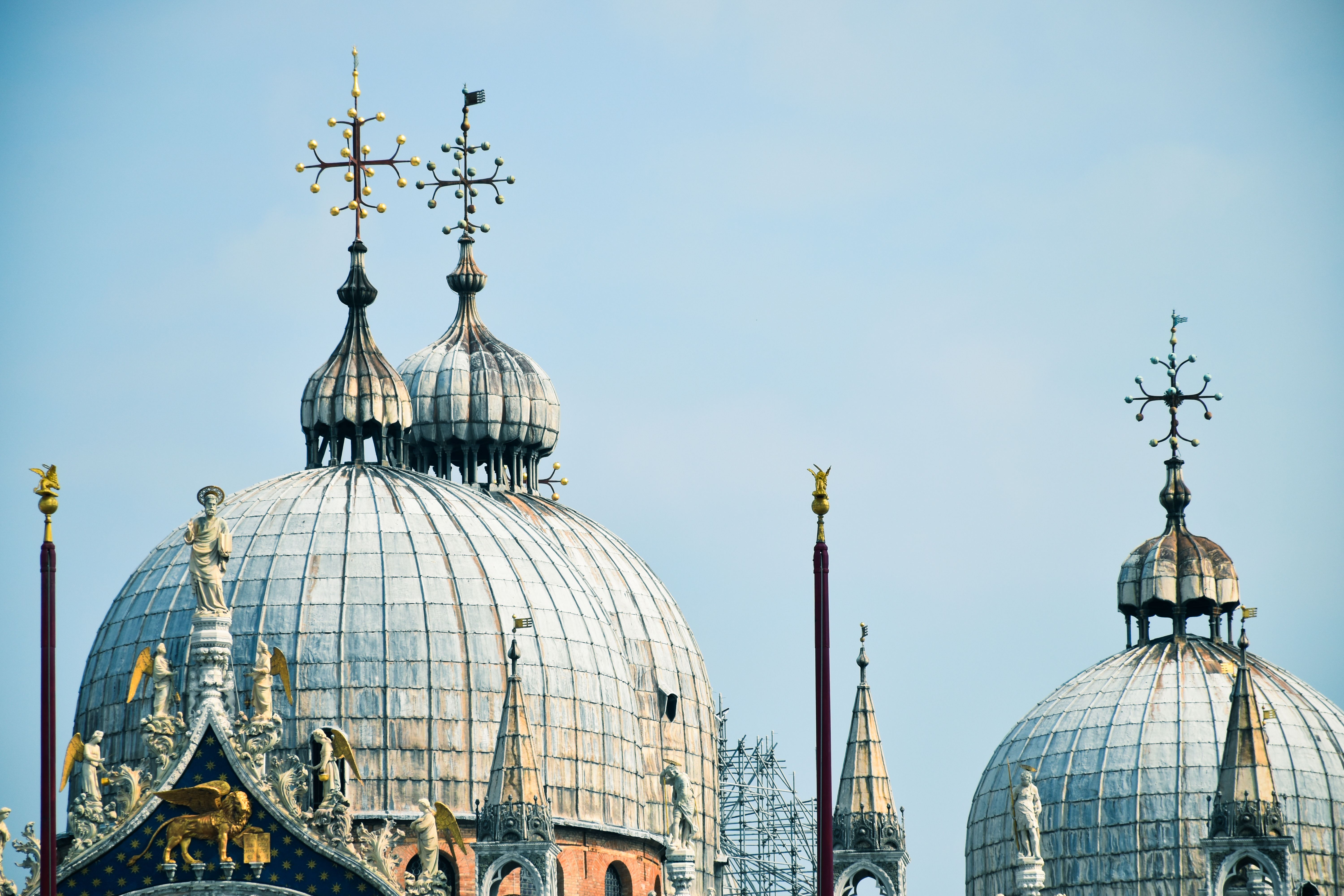 Cathedral Domes, St Marks Basilica, Venice, Italy · Free Stock Photo