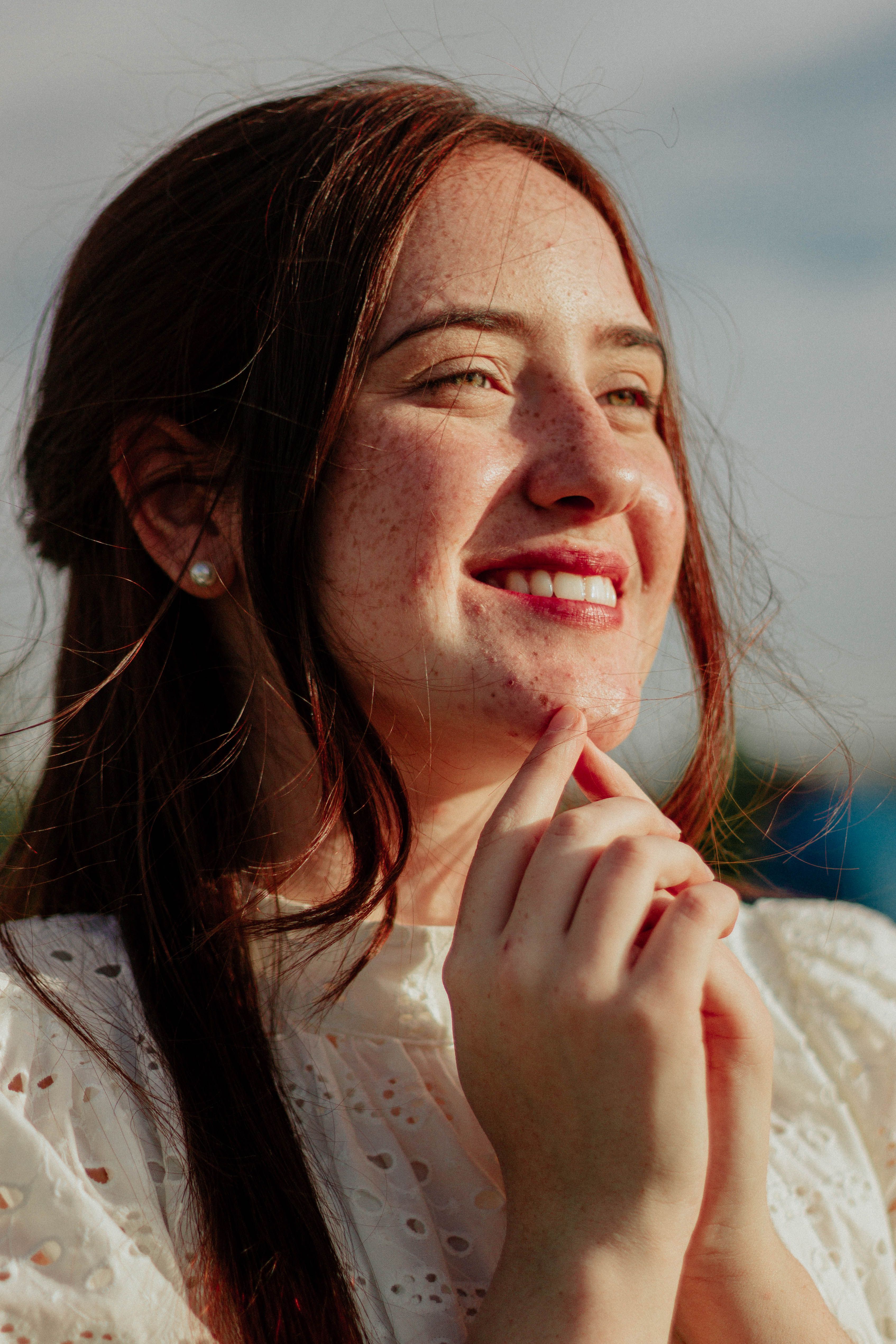 Portrait of a Woman Smiling · Free Stock Photo