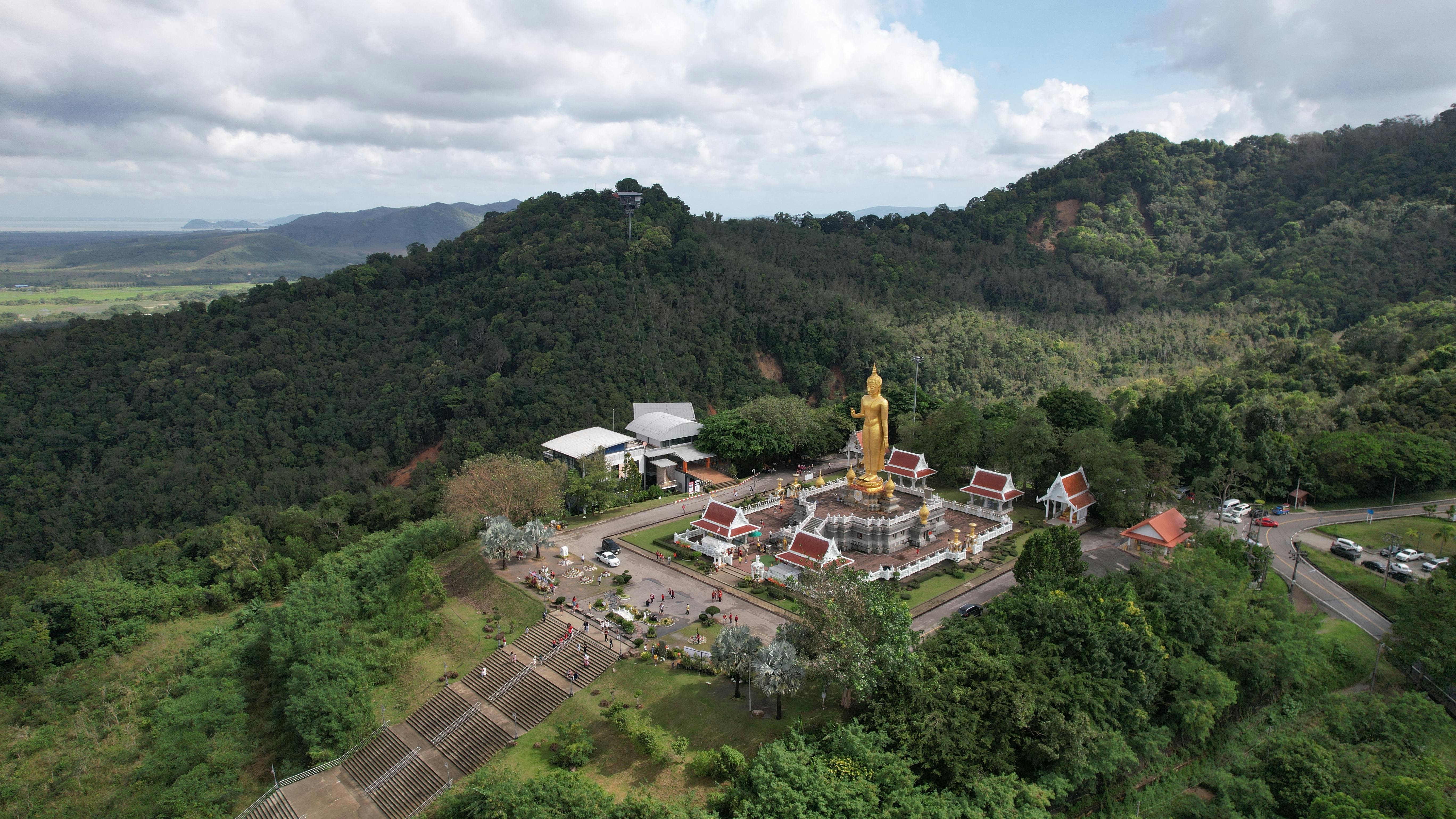 Buddha Temple on Hill in the Forest · Free Stock Photo