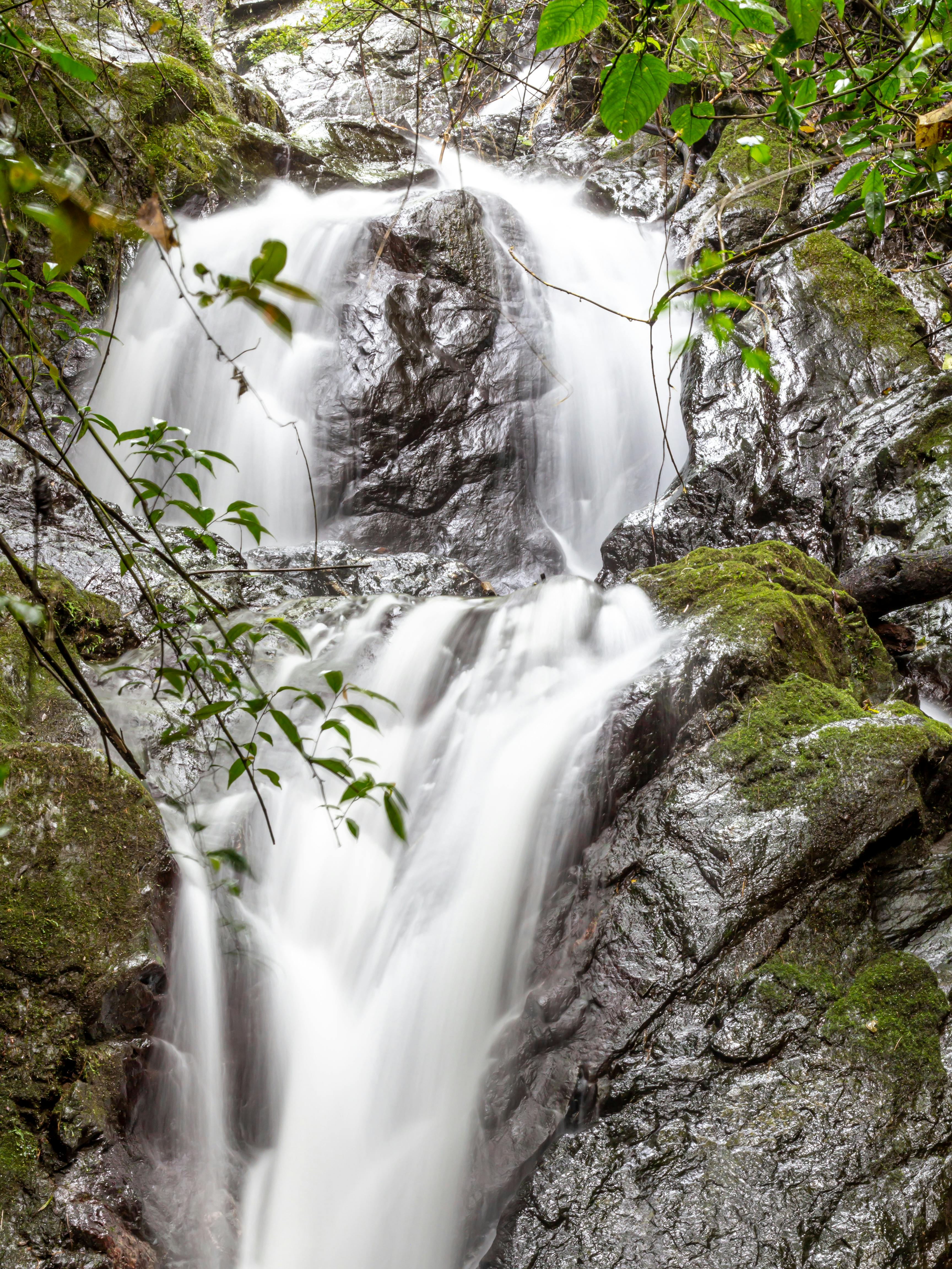 Time-Lapse Photography of Waterfall · Free Stock Photo