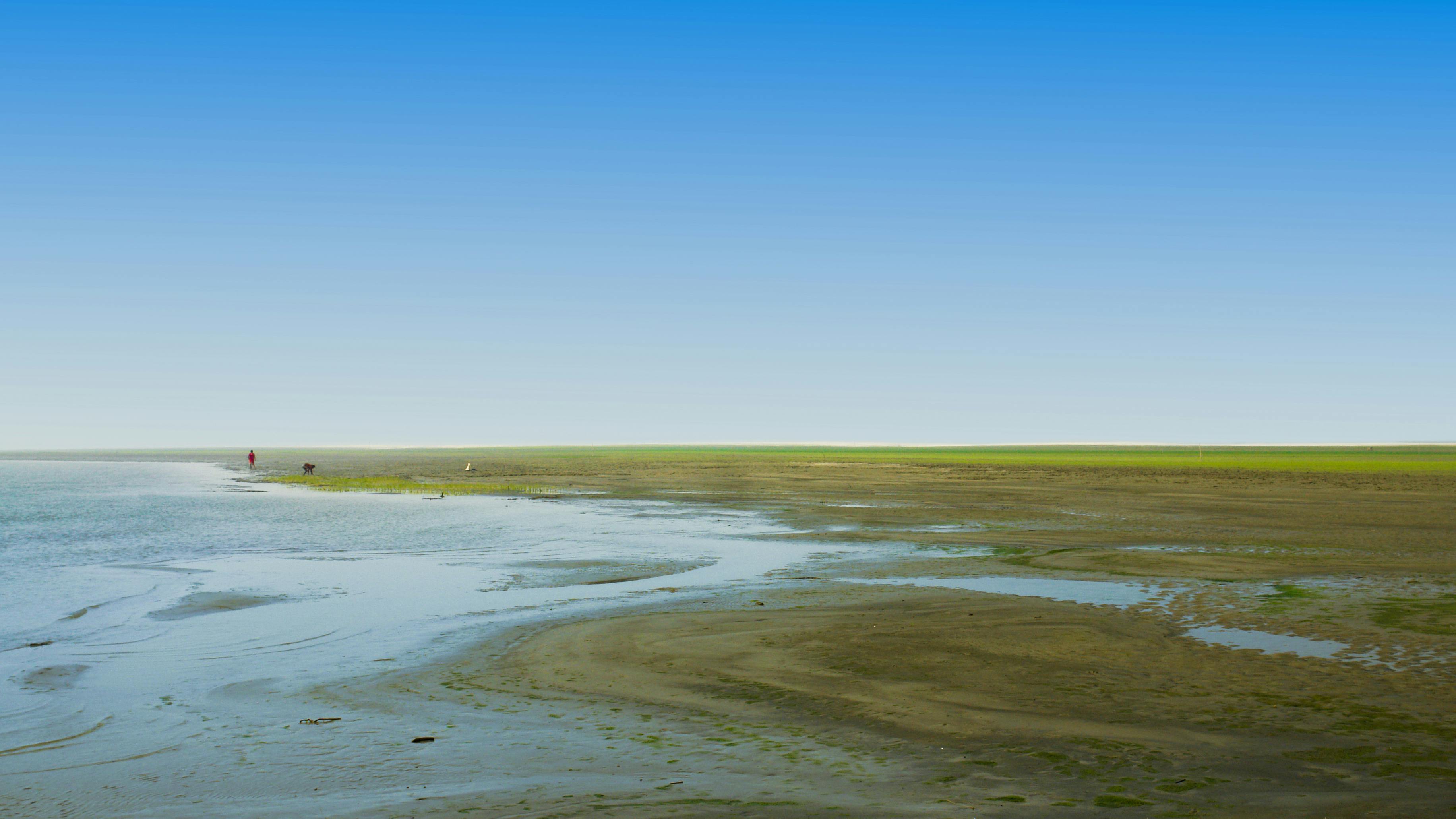 Woman in Yellow Jacket and Yellow Hat Standing on Black Sand · Free ...