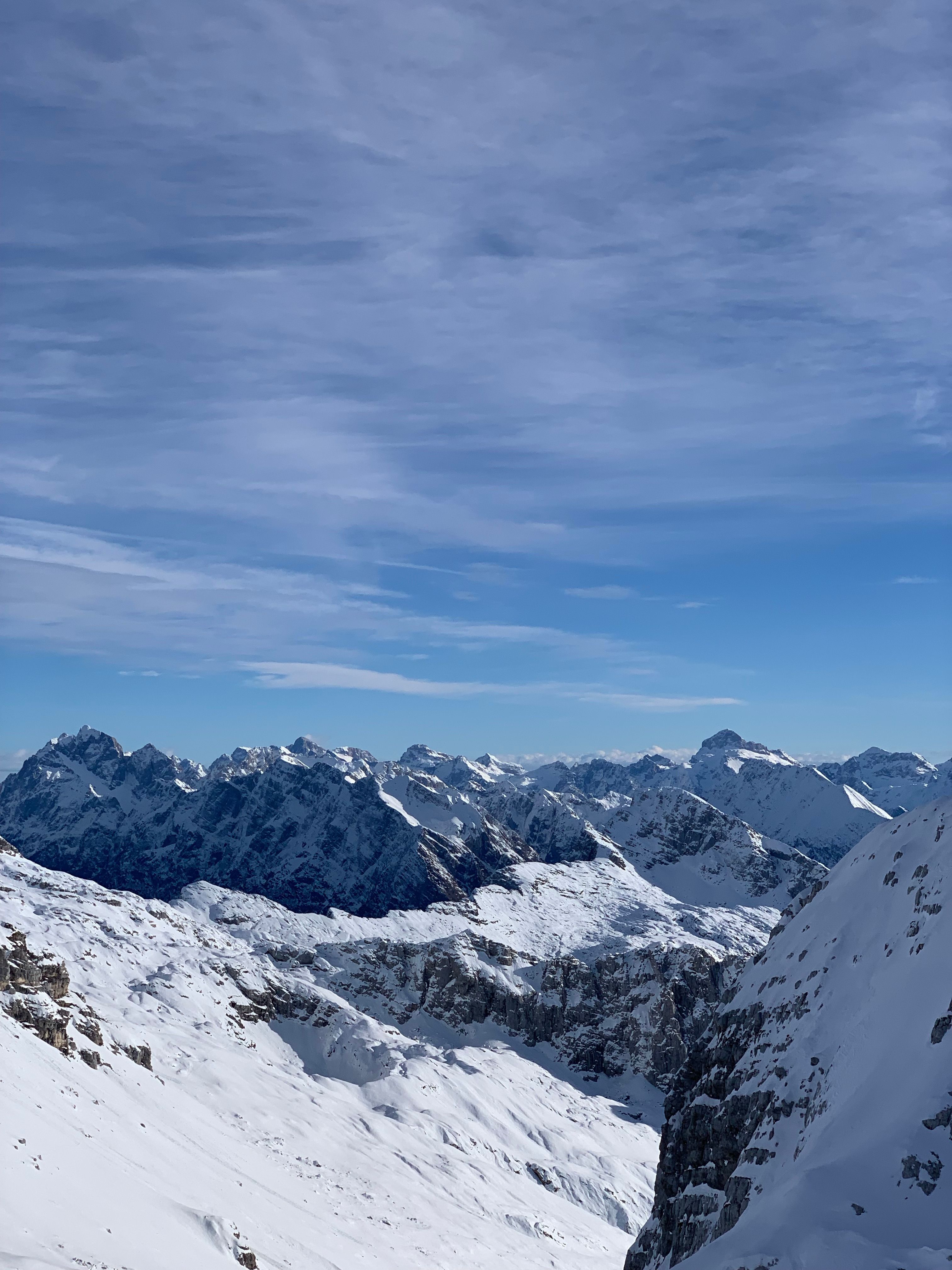 Scenic Snowed Mountain Landscape · Free Stock Photo