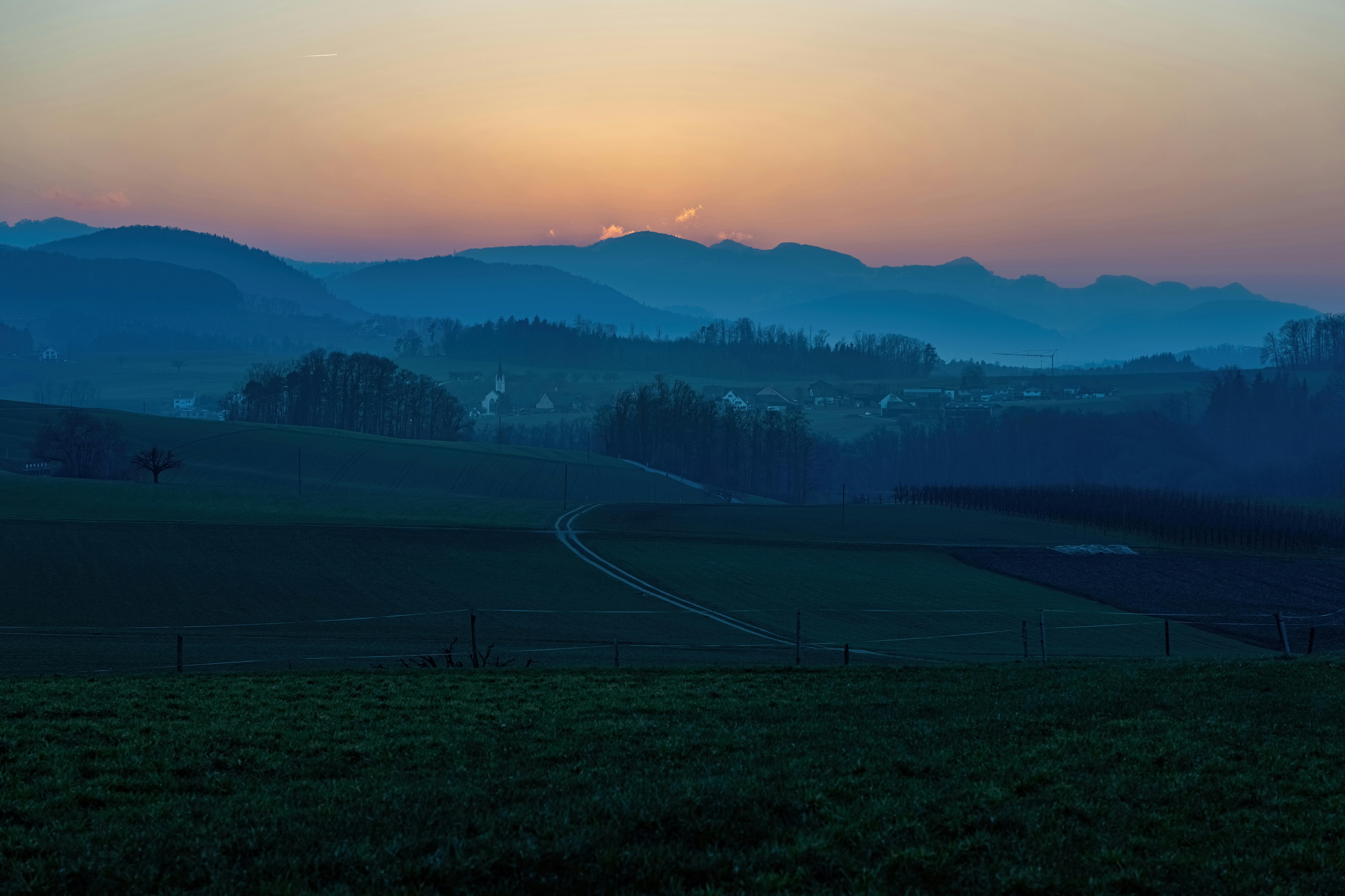 Rural Landscape at Sunrise · Free Stock Photo