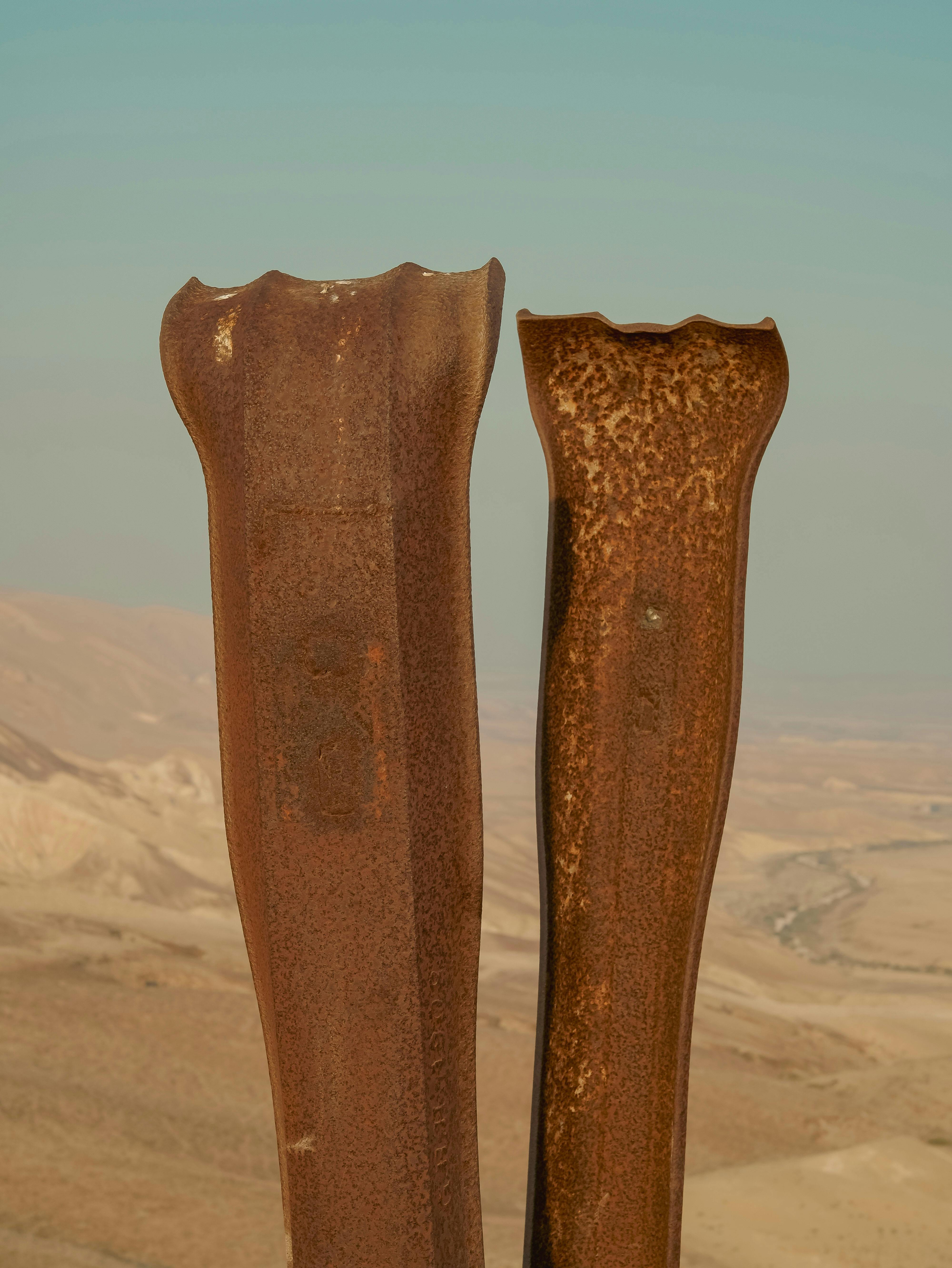 Rusty Poles on a Desert · Free Stock Photo