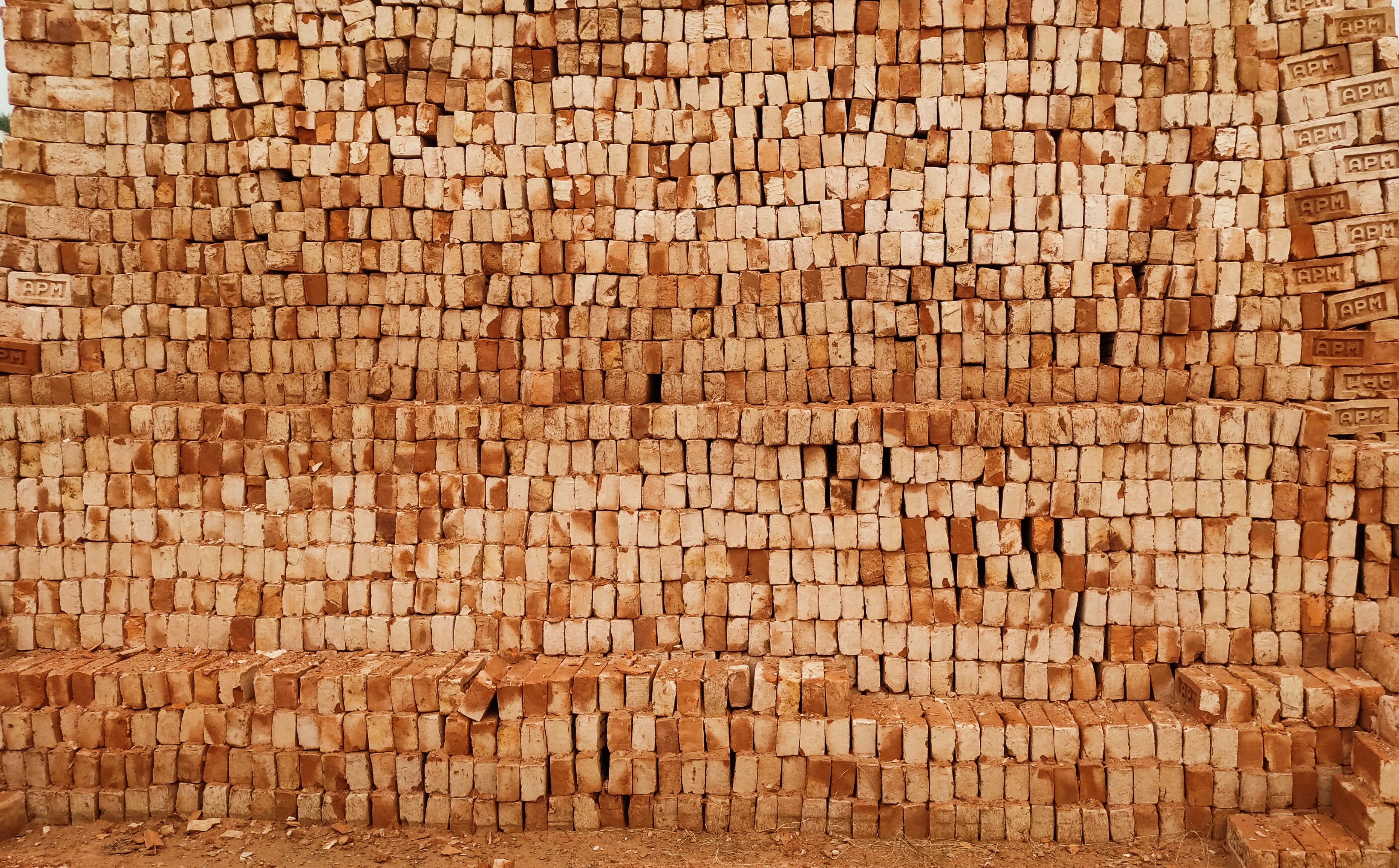 Storage of Bricks · Free Stock Photo