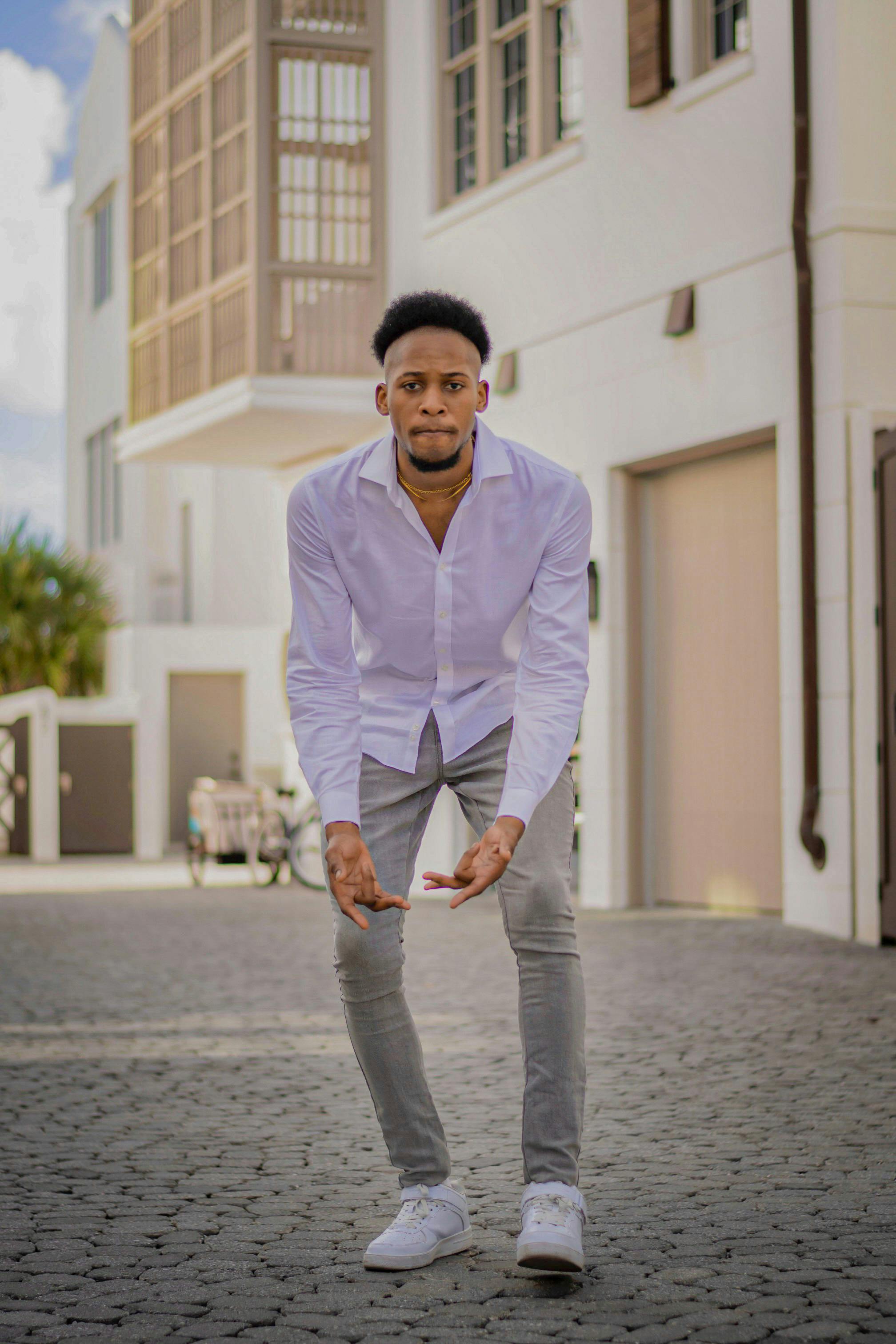 Man Standing on Sidewalk · Free Stock Photo
