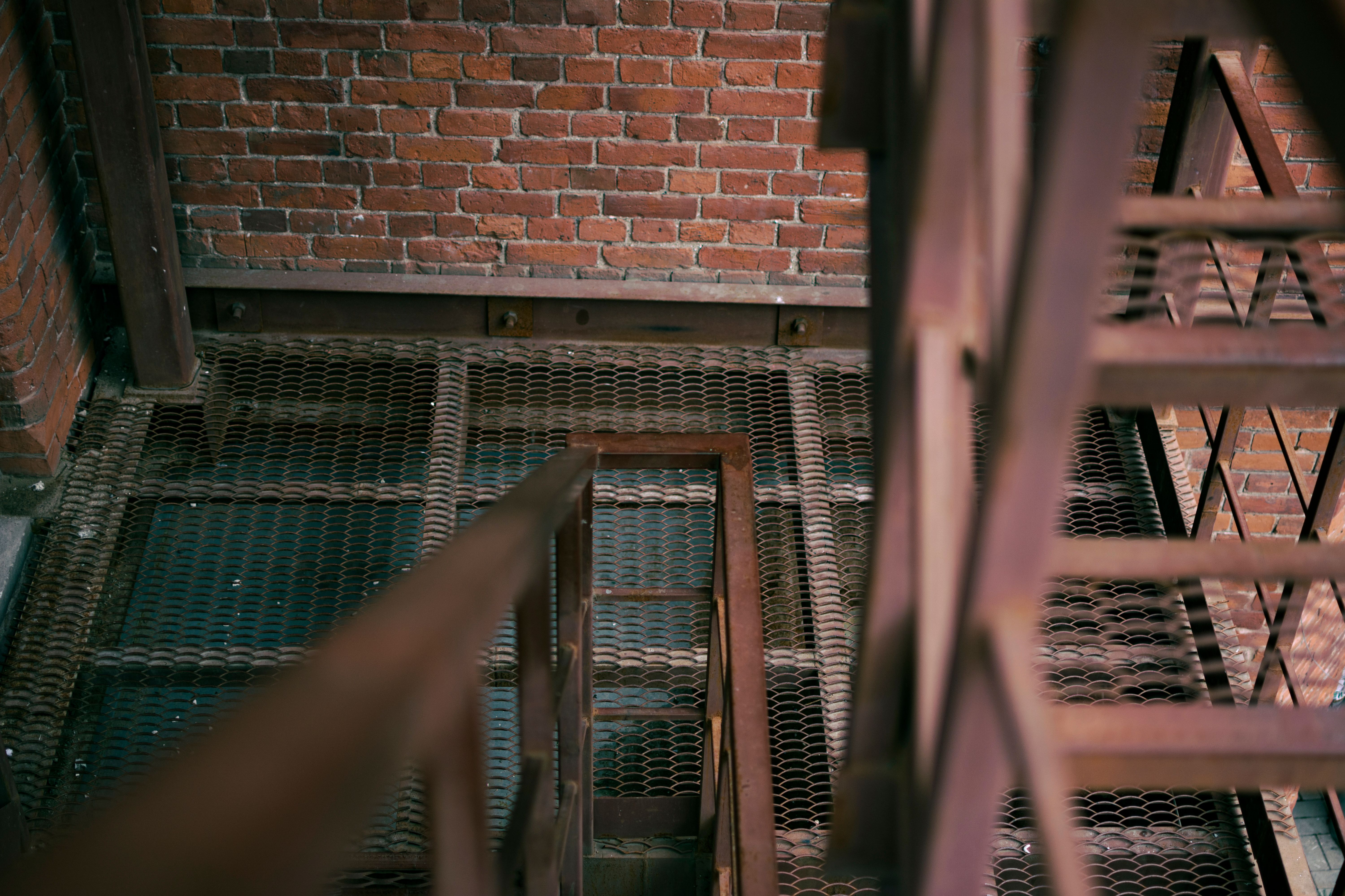 Iron Security Stairs · Free Stock Photo