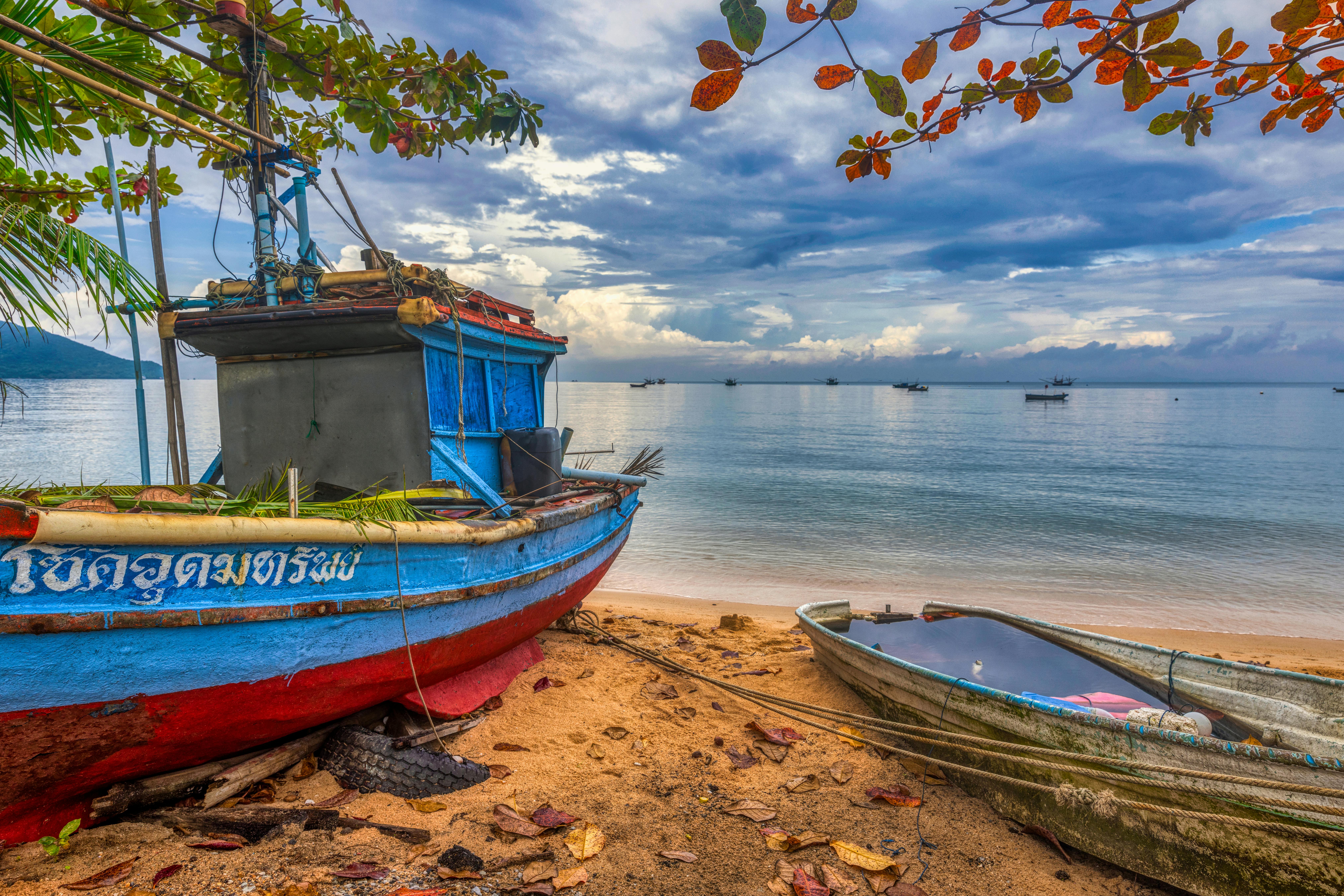 Gray Sand Anchor Near Seashore · Free Stock Photo