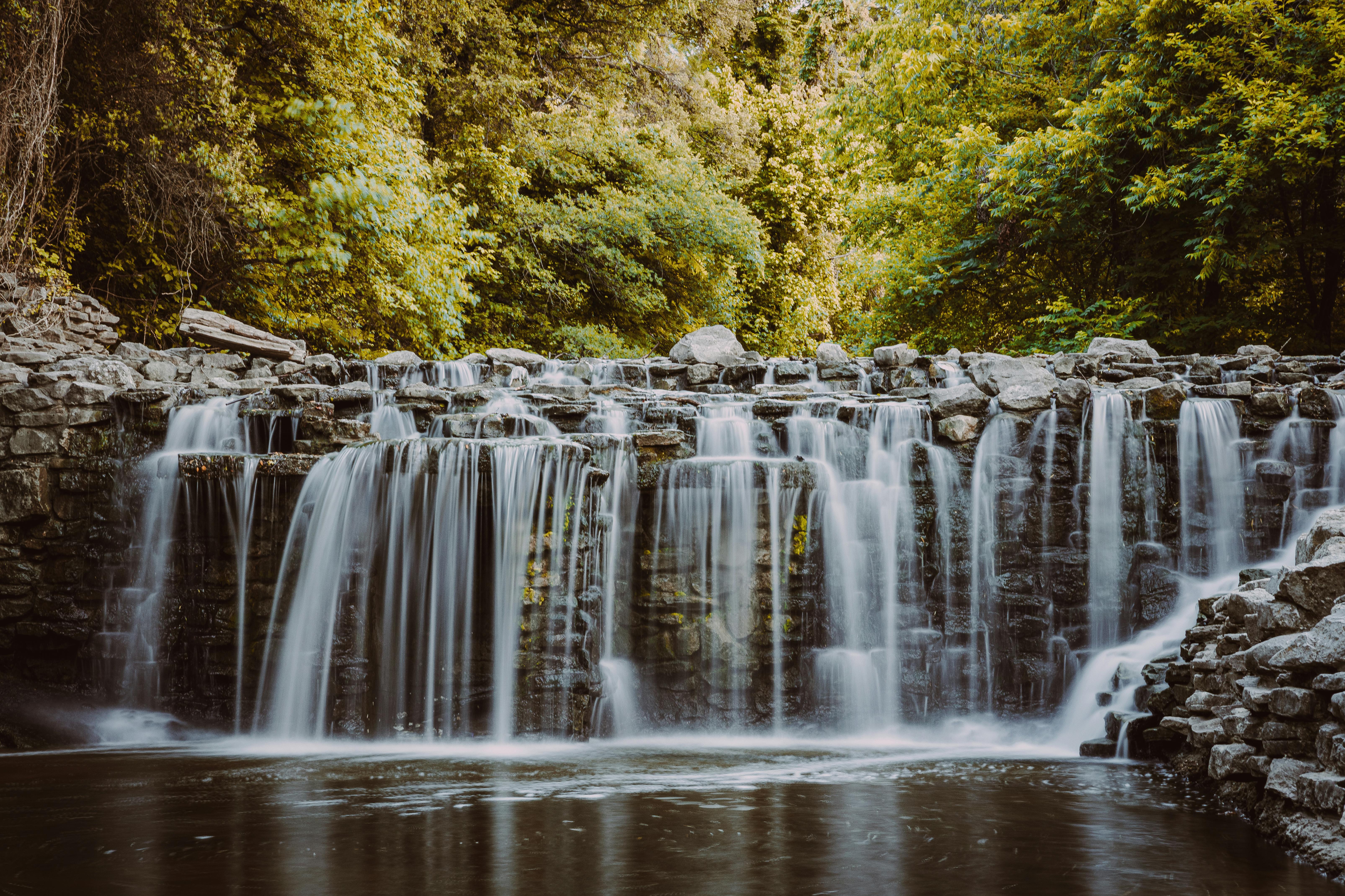 A Waterfall in the Forest · Free Stock Photo