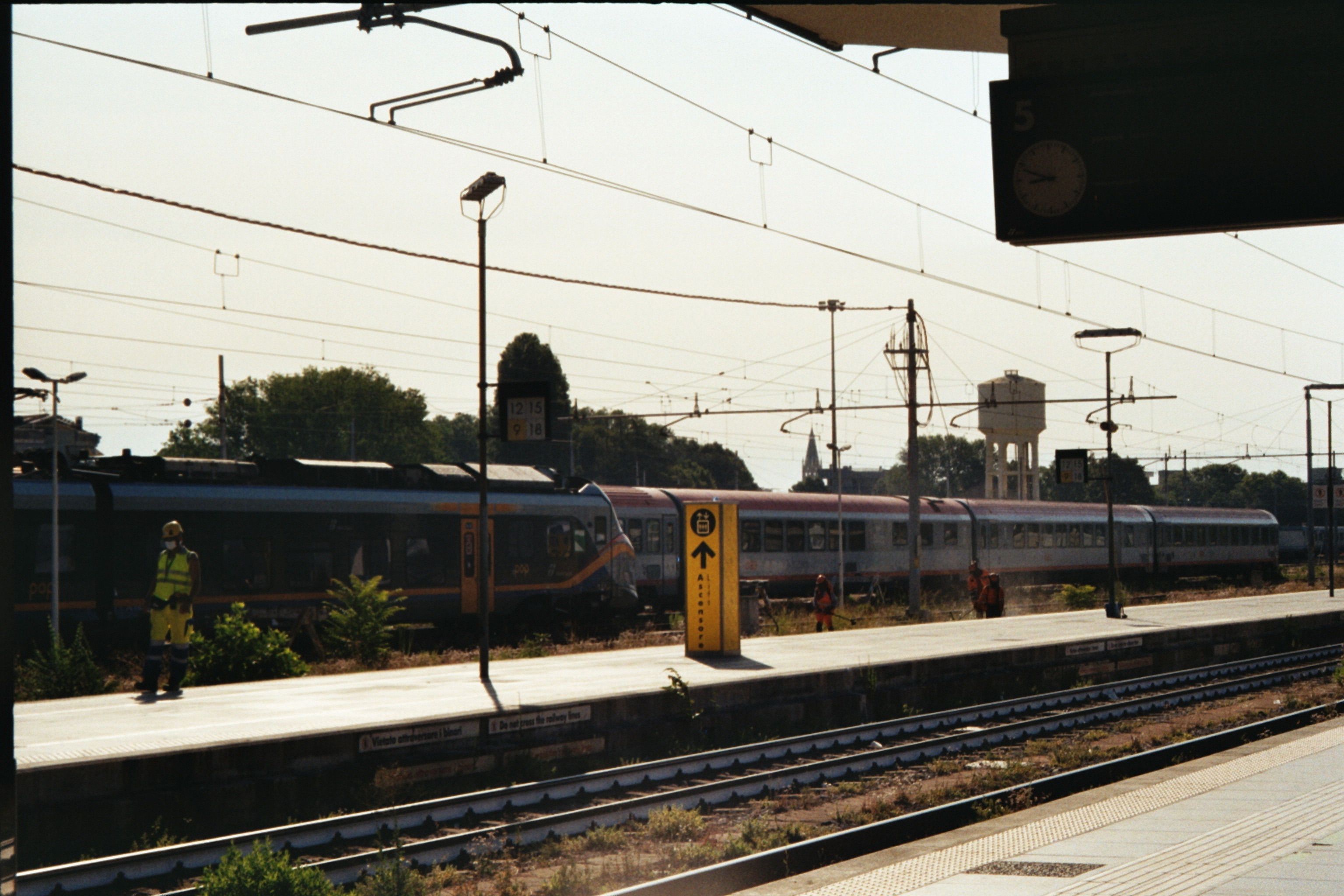 Photo of Two Red Trains · Free Stock Photo