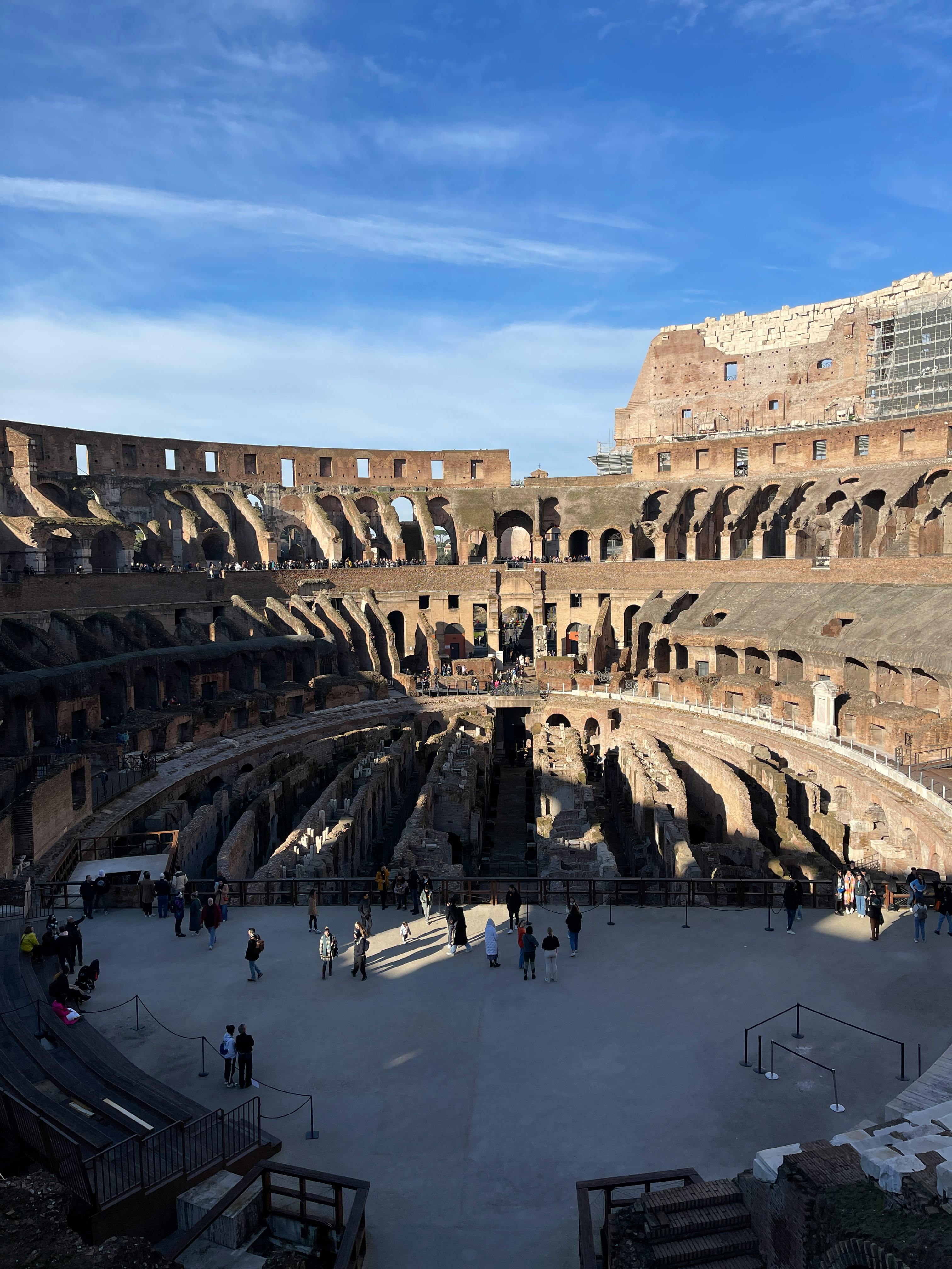 People in Ancient Amphitheatre · Free Stock Photo