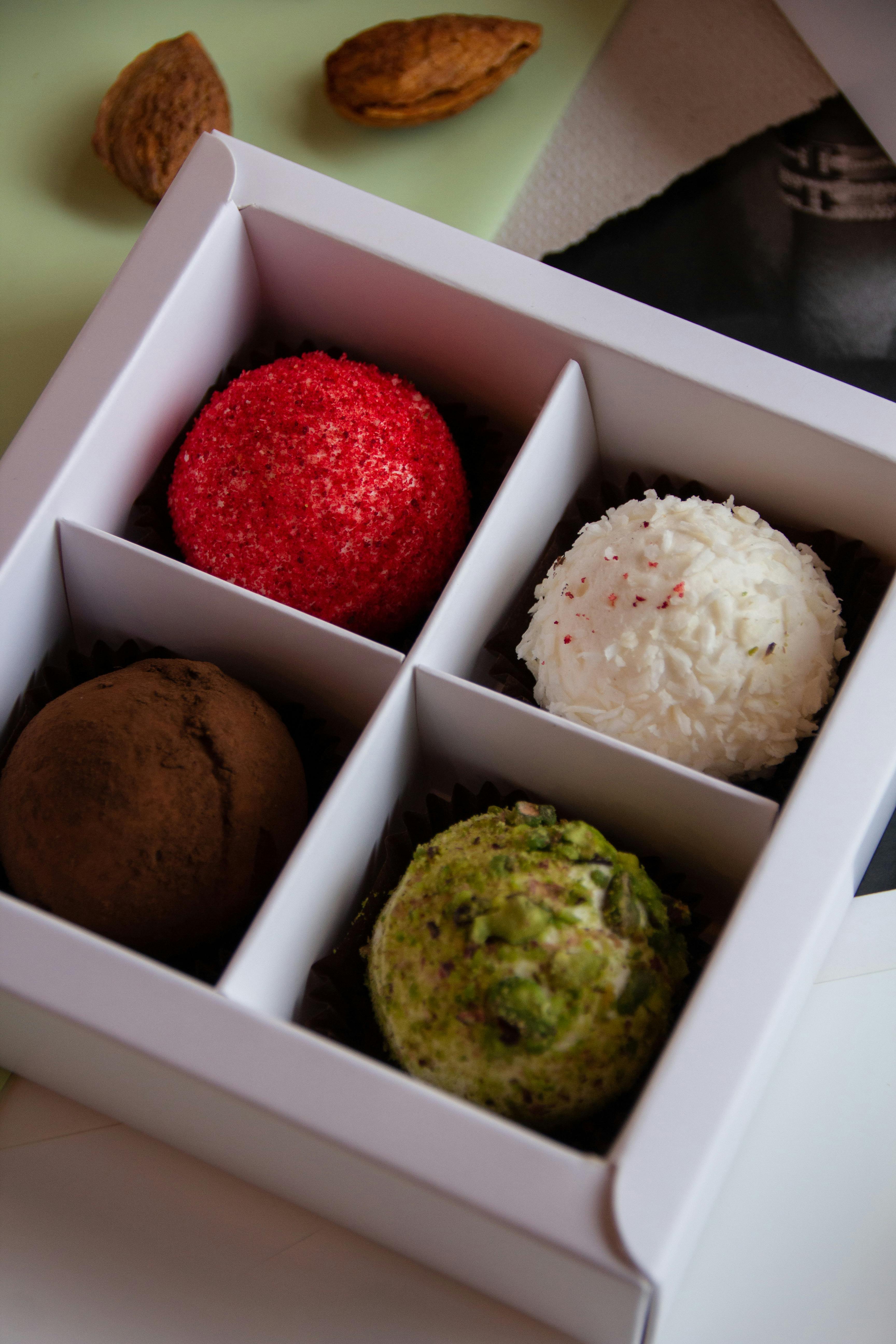 Chocolate Truffles in Box · Free Stock Photo