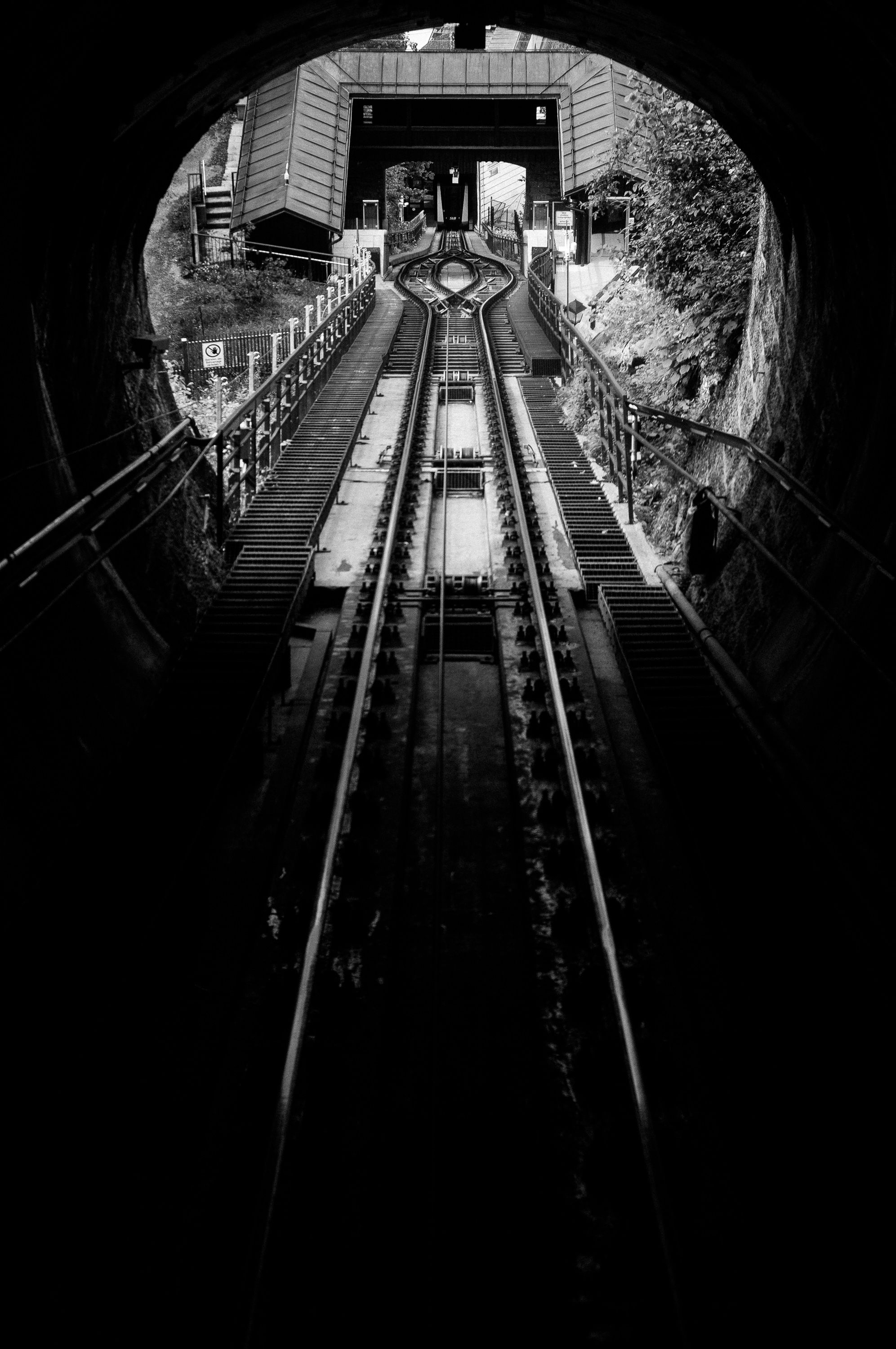 Tracks Going Uphill · Free Stock Photo