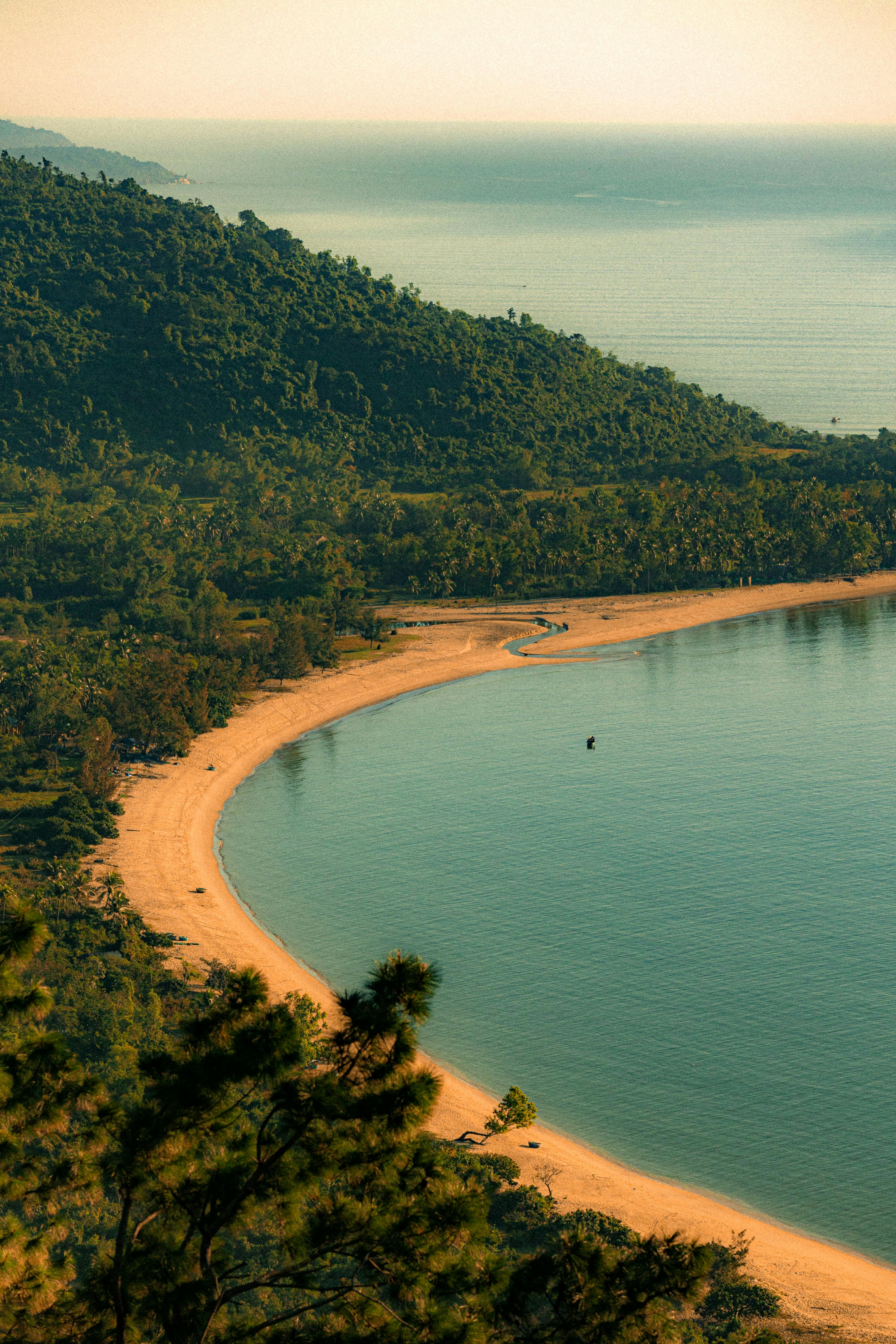 Aerial View of a Bay · Free Stock Photo