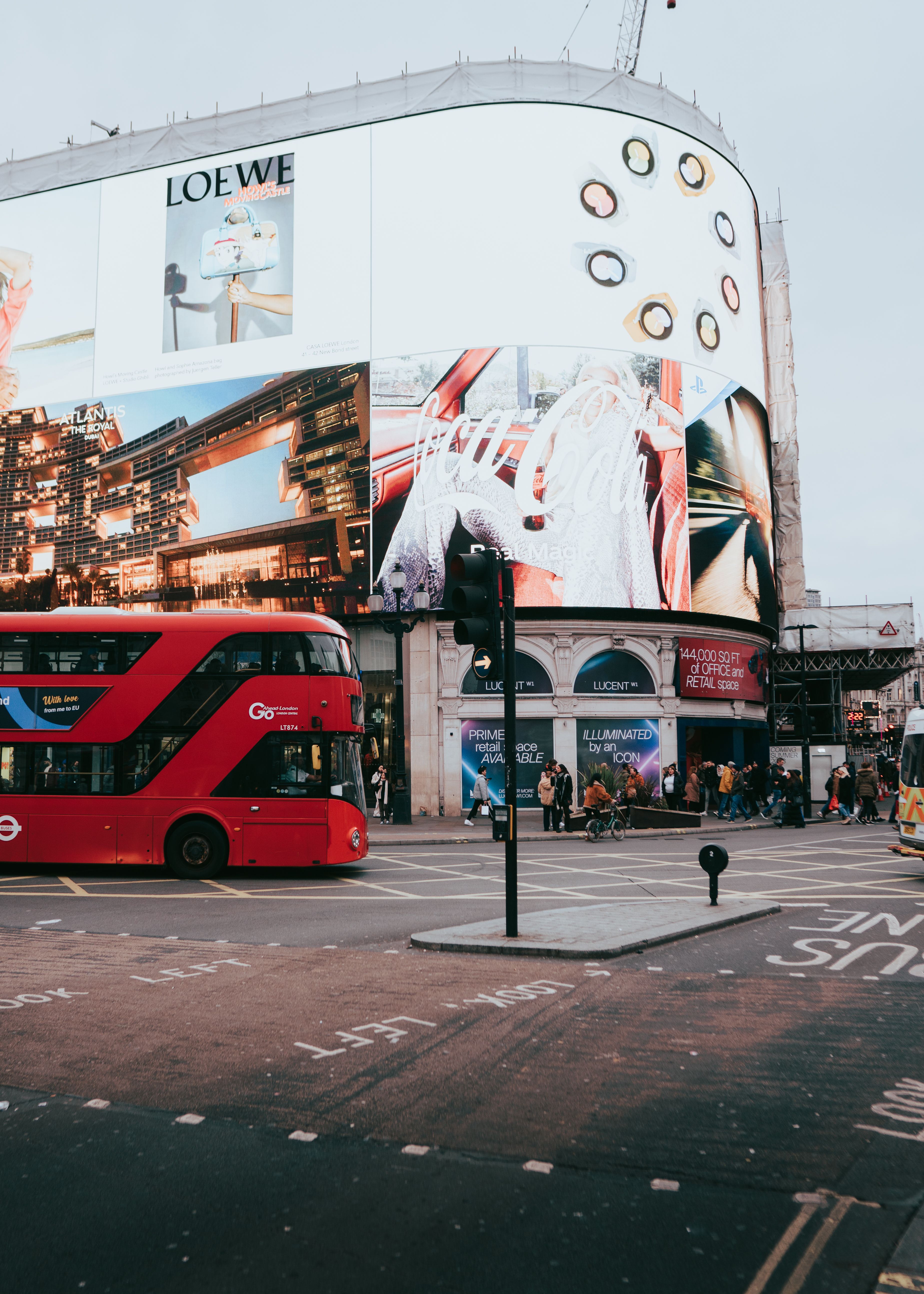 Blue Double Decker Bus on Street · Free Stock Photo