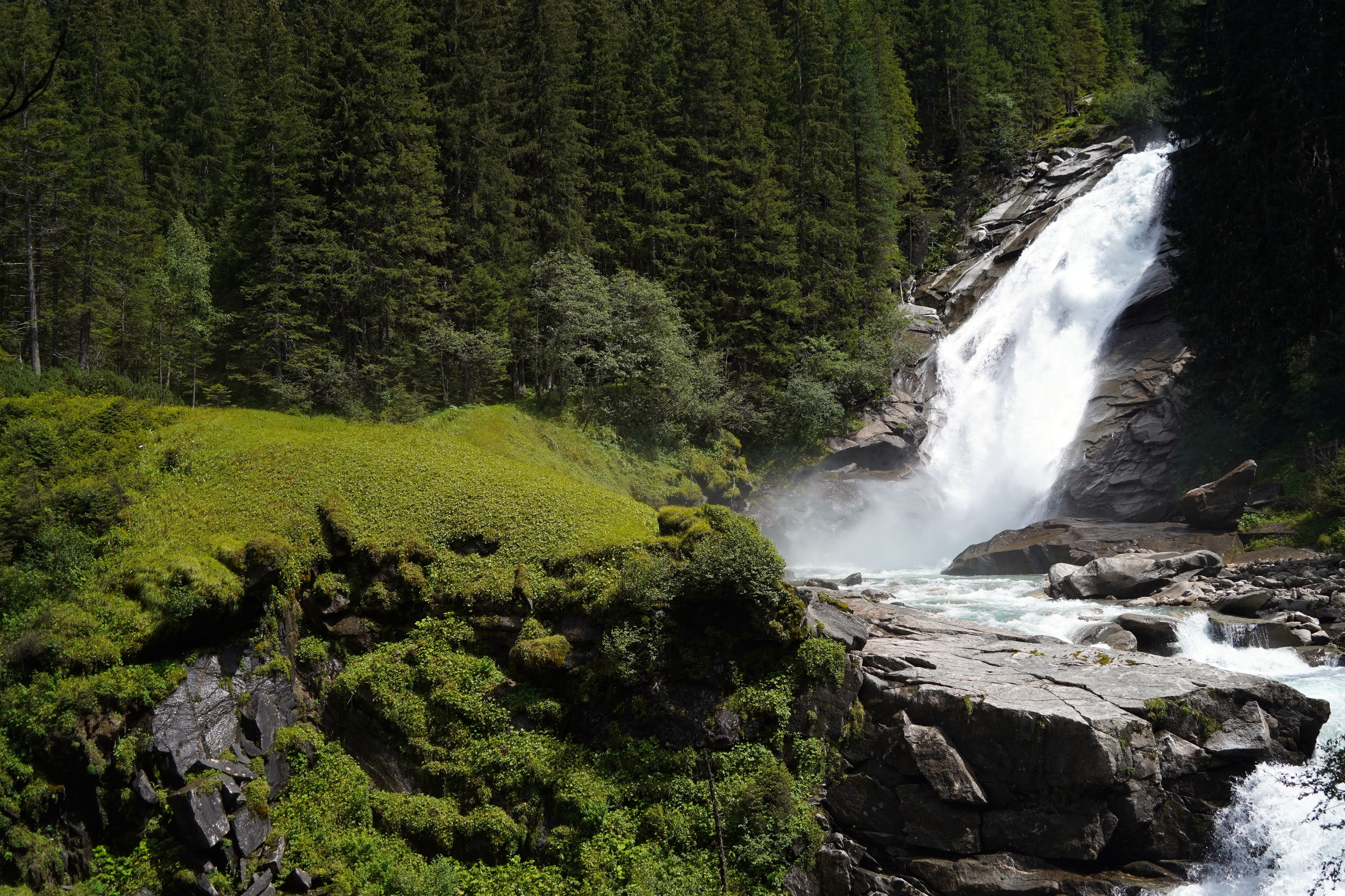 Scenic Landscape with a Waterfall · Free Stock Photo