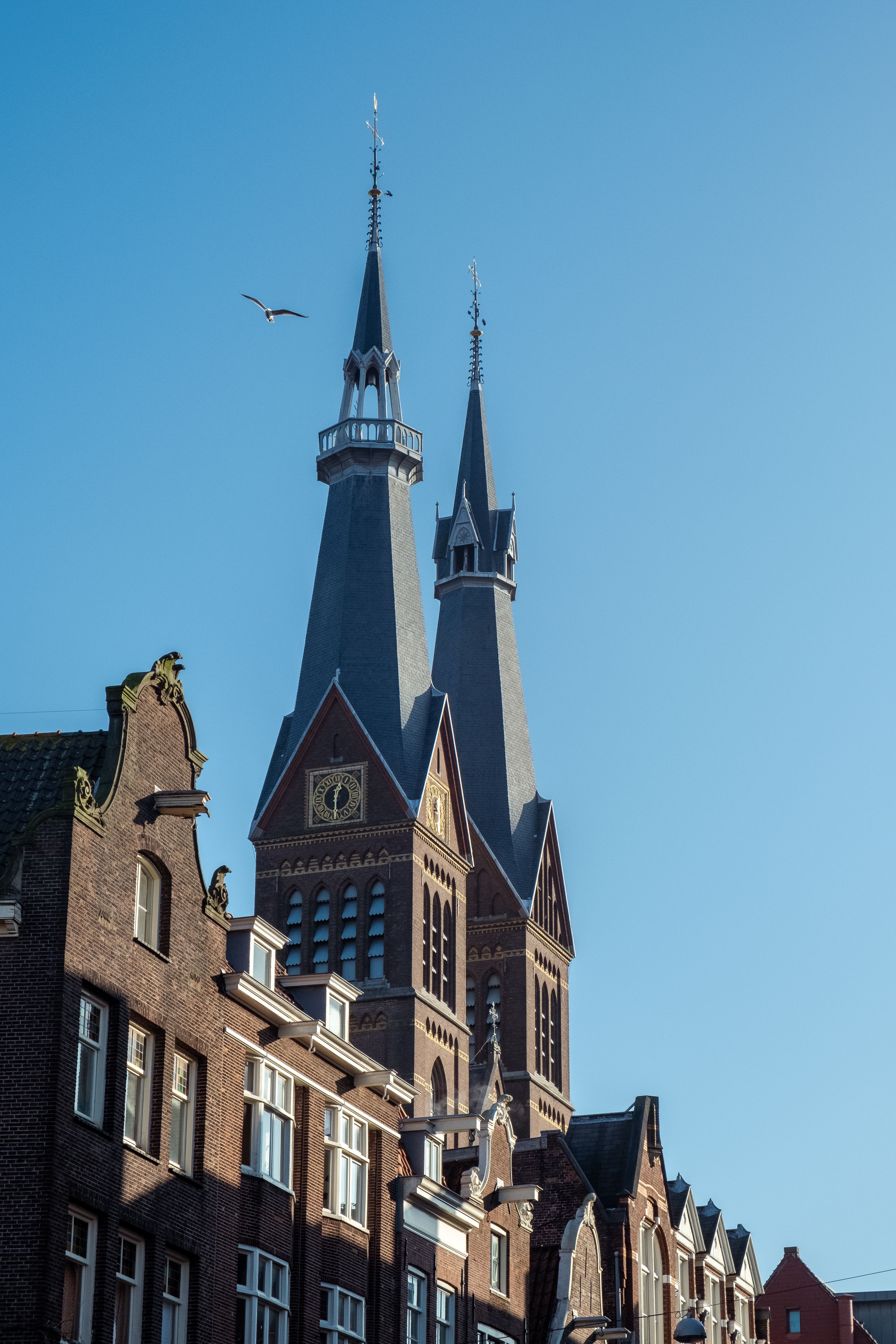 A Building with Two Towers · Free Stock Photo