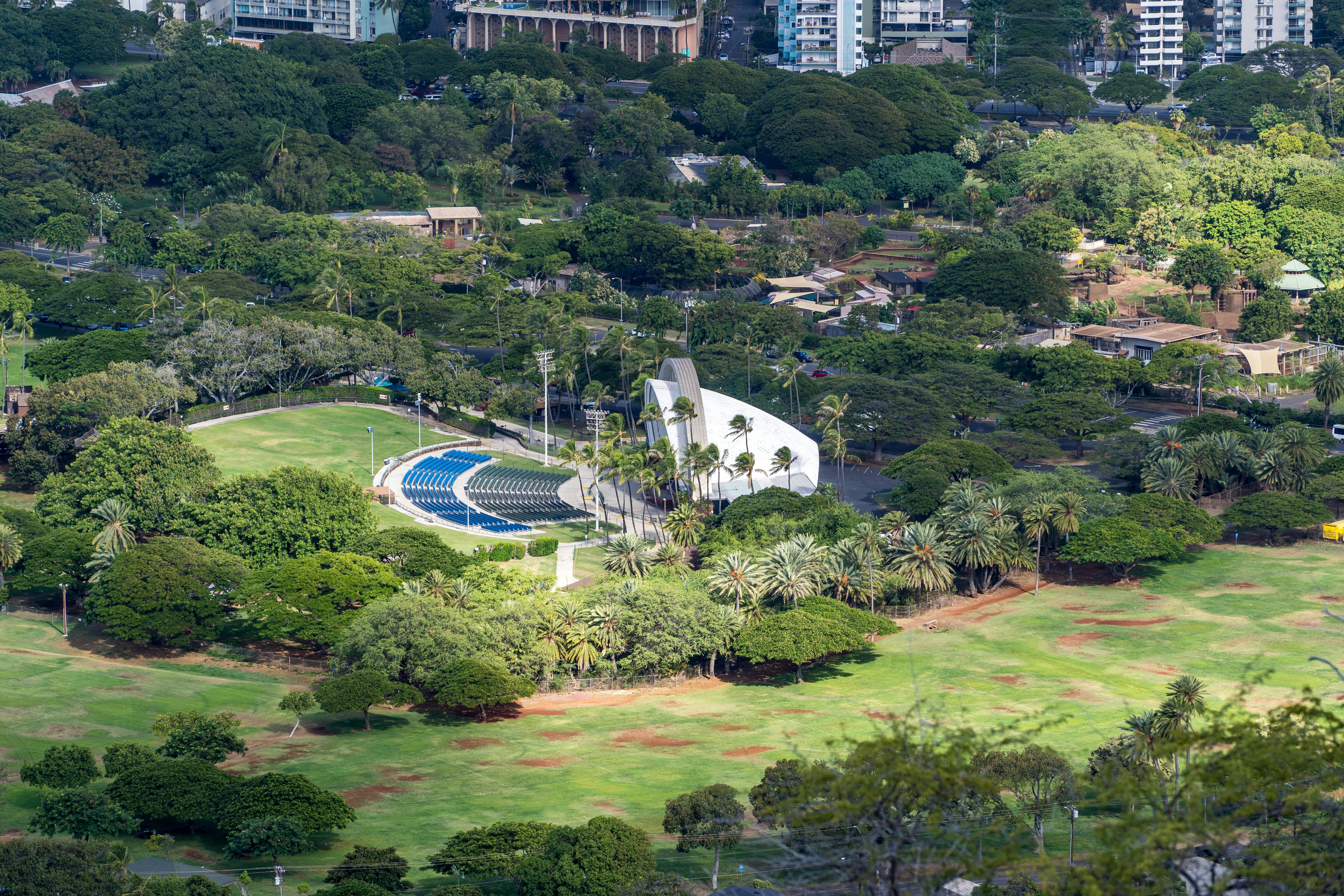Aerial View on an Amphitheatre · Free Stock Photo