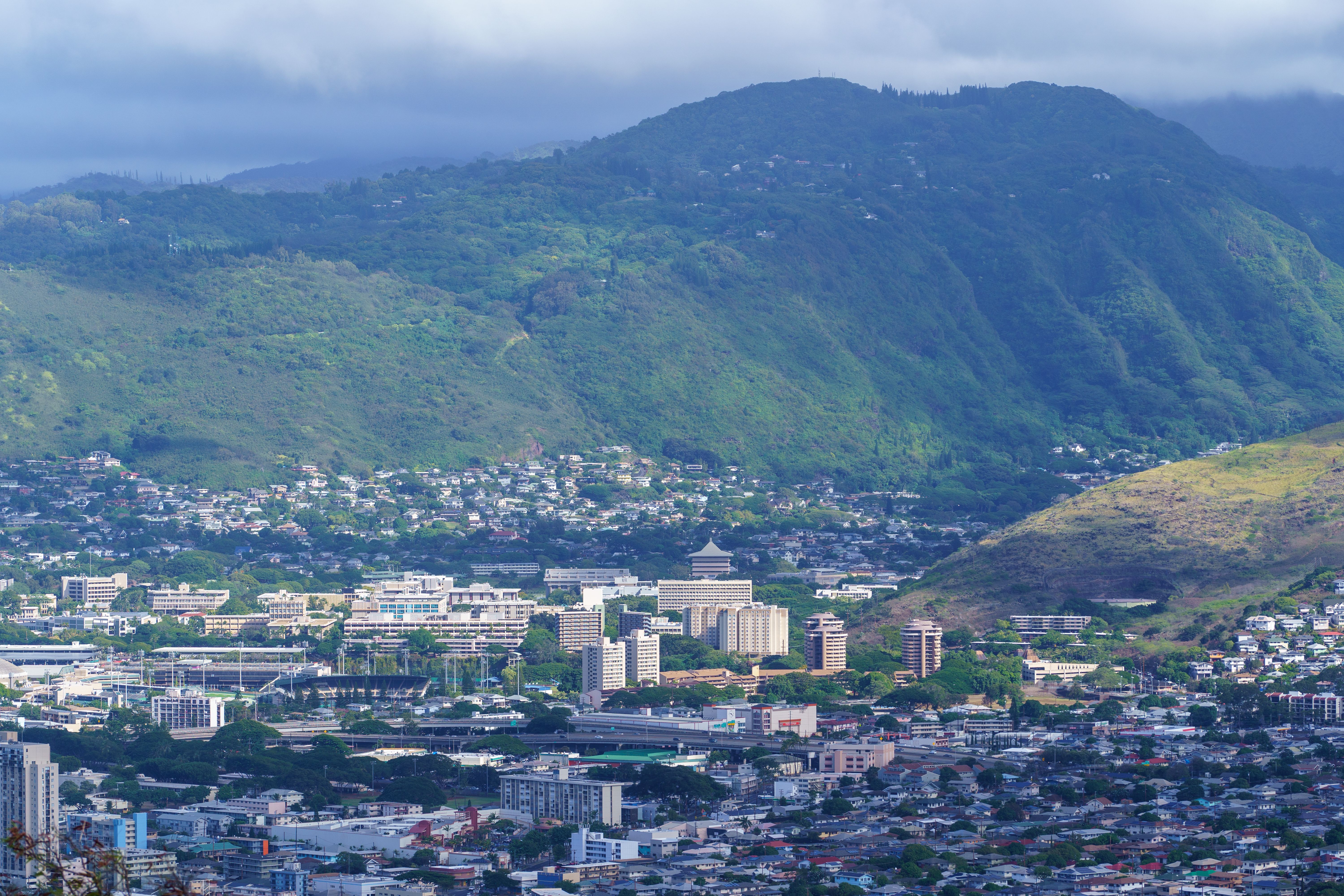 Honolulu, Hawaii City in Birds Eye View · Free Stock Photo