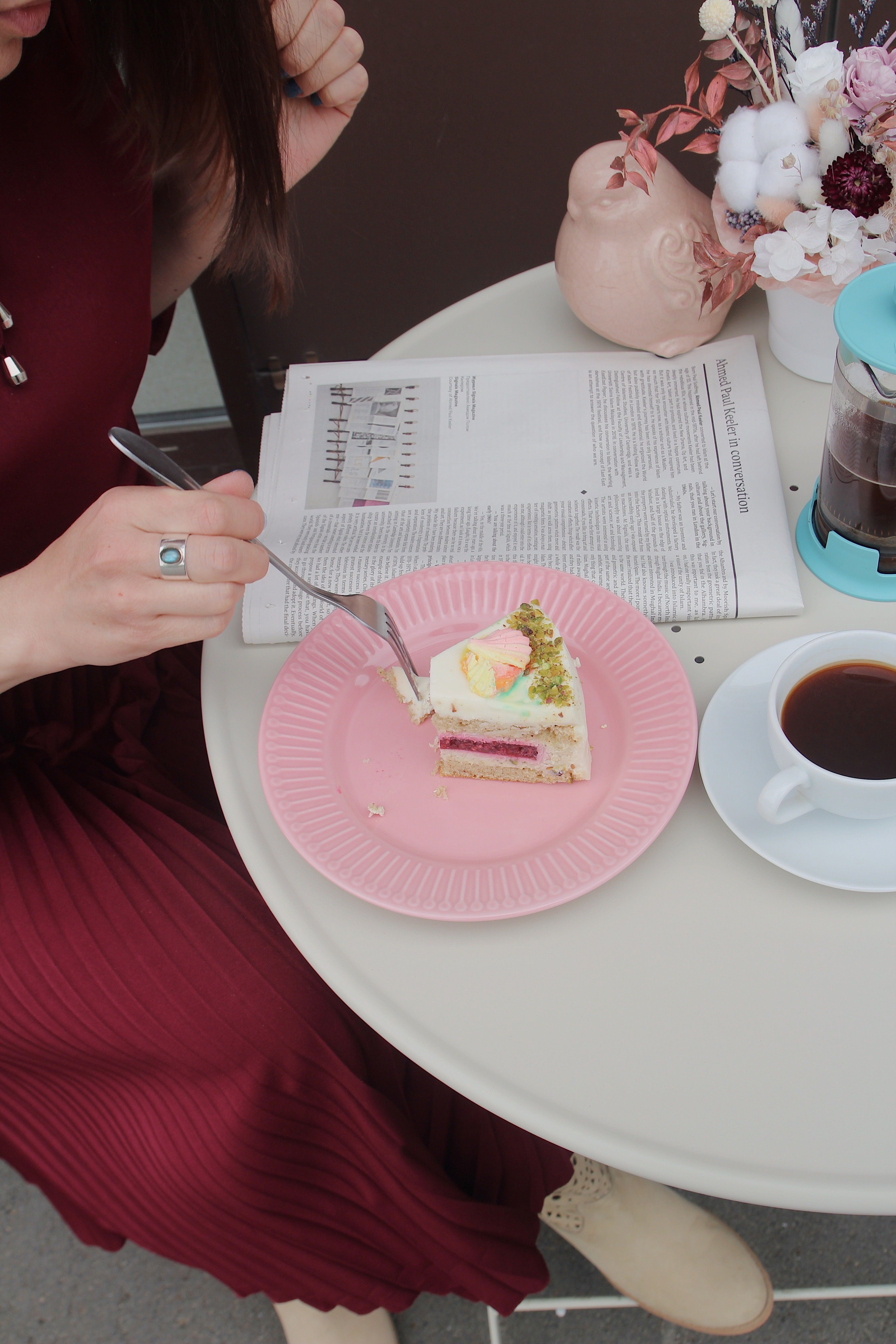 Woman Eating Cake · Free Stock Photo