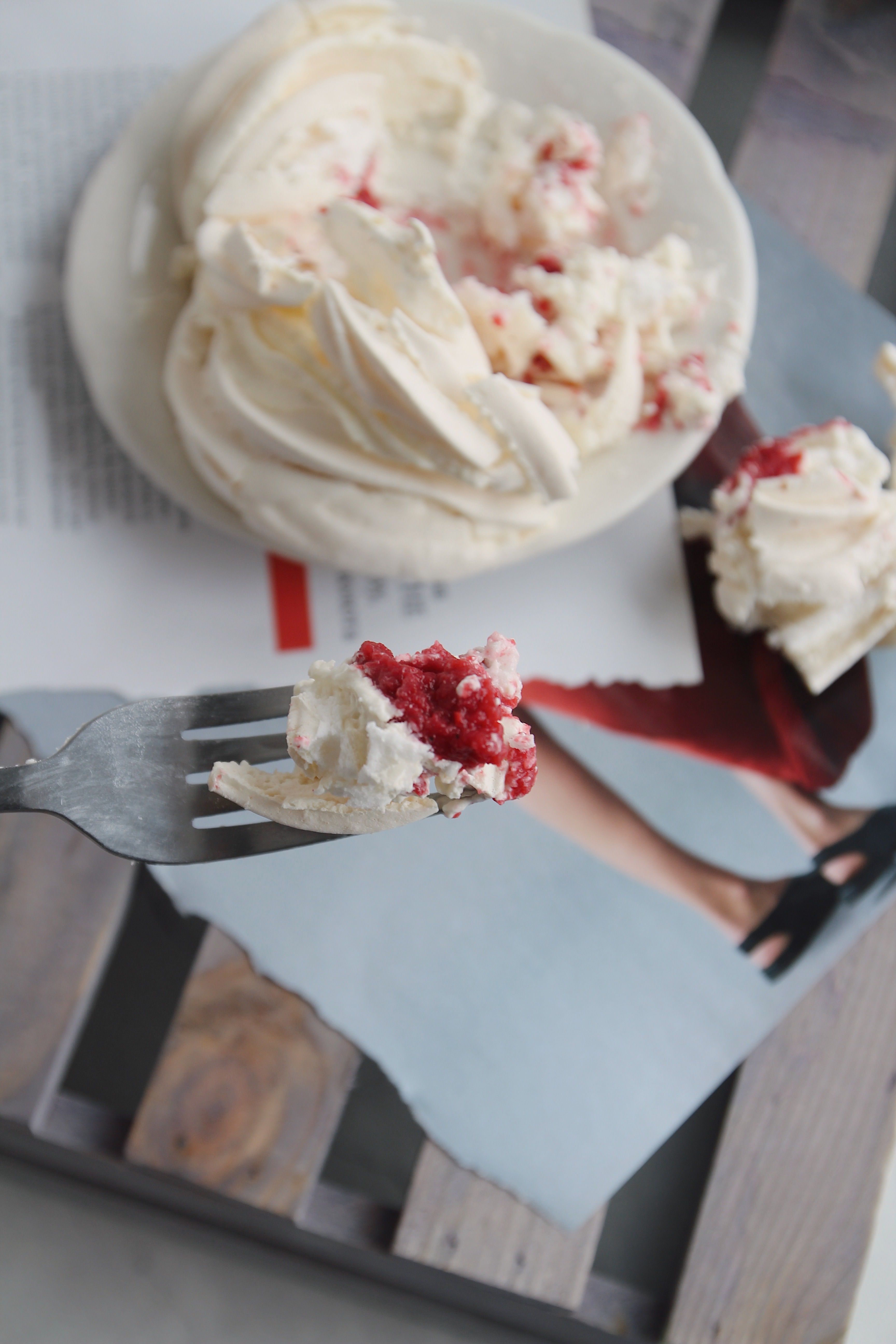Cake on Fork · Free Stock Photo