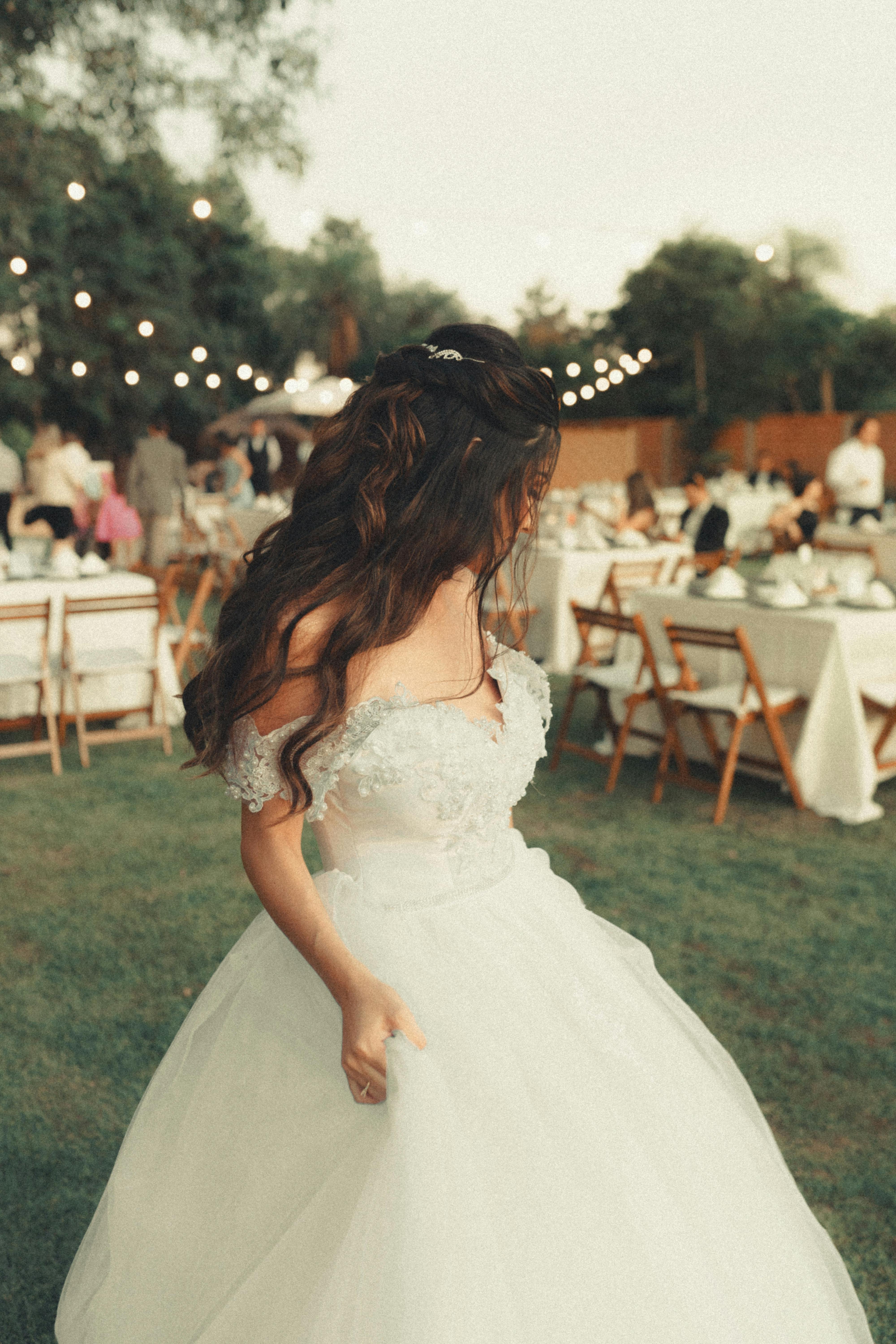 Bride Standing Sideways · Free Stock Photo