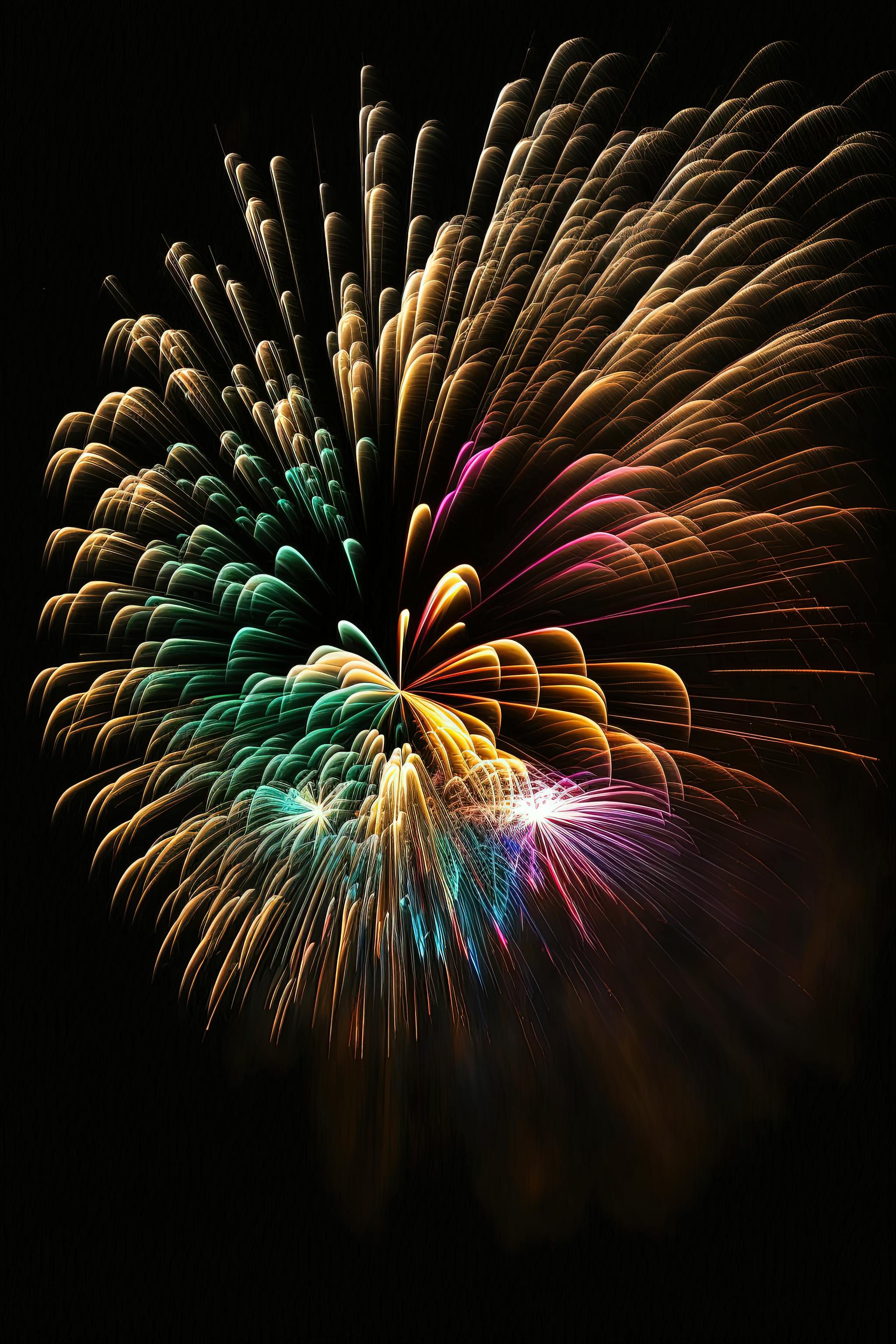 Colorful Fireworks Display · Free Stock Photo
