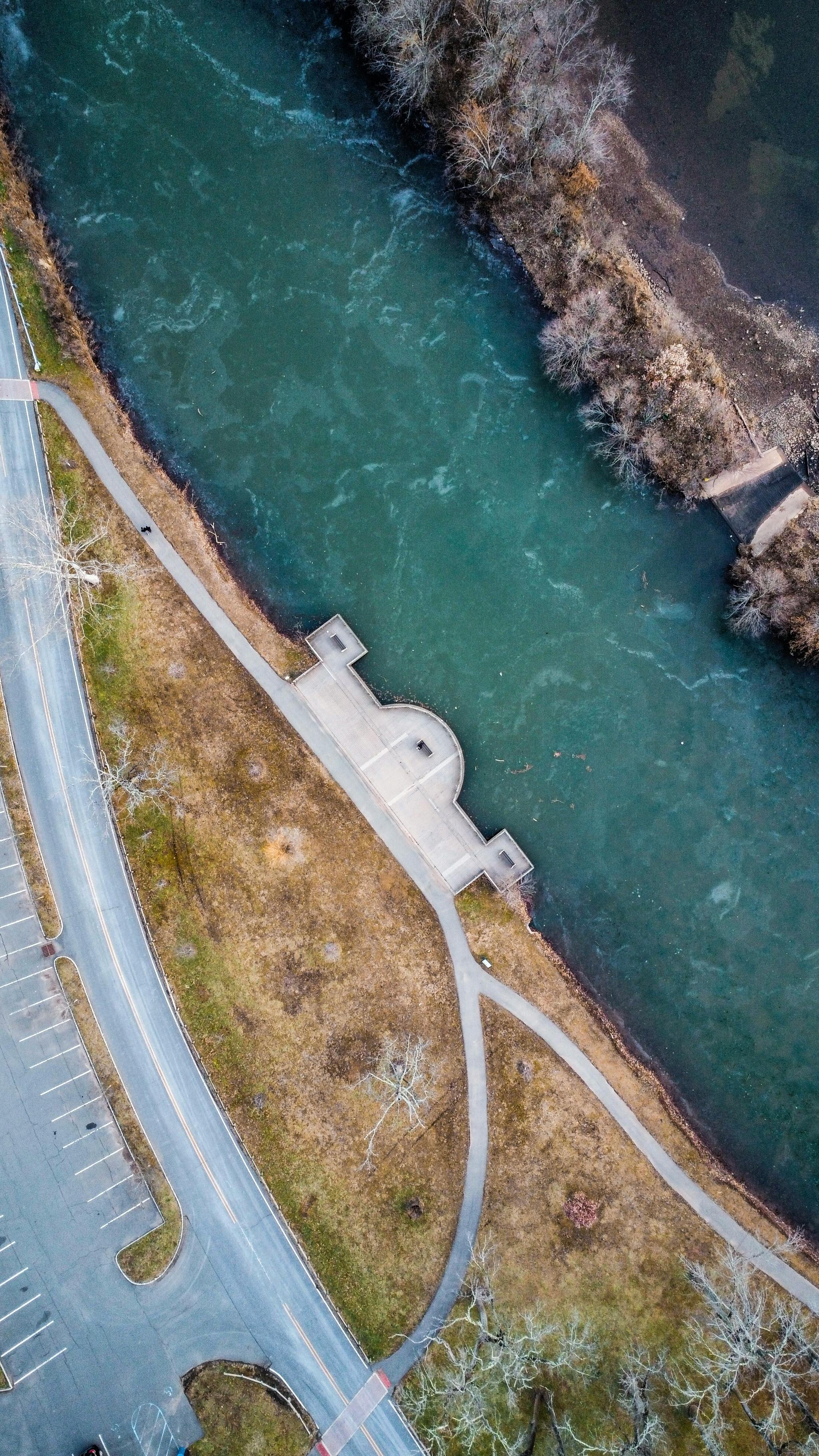 Drone Shore of Seashore · Free Stock Photo