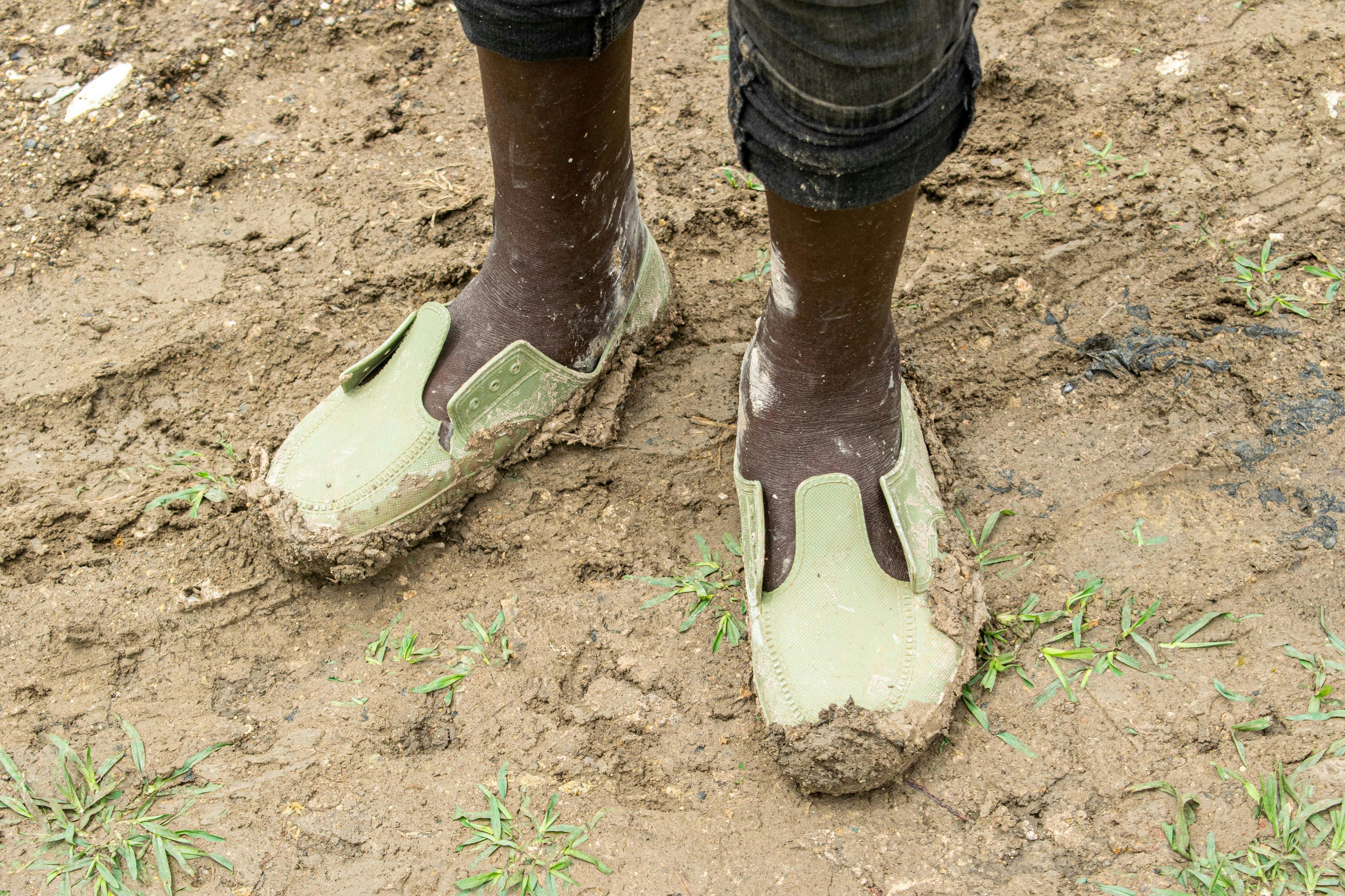 Shoes in Mud · Free Stock Photo