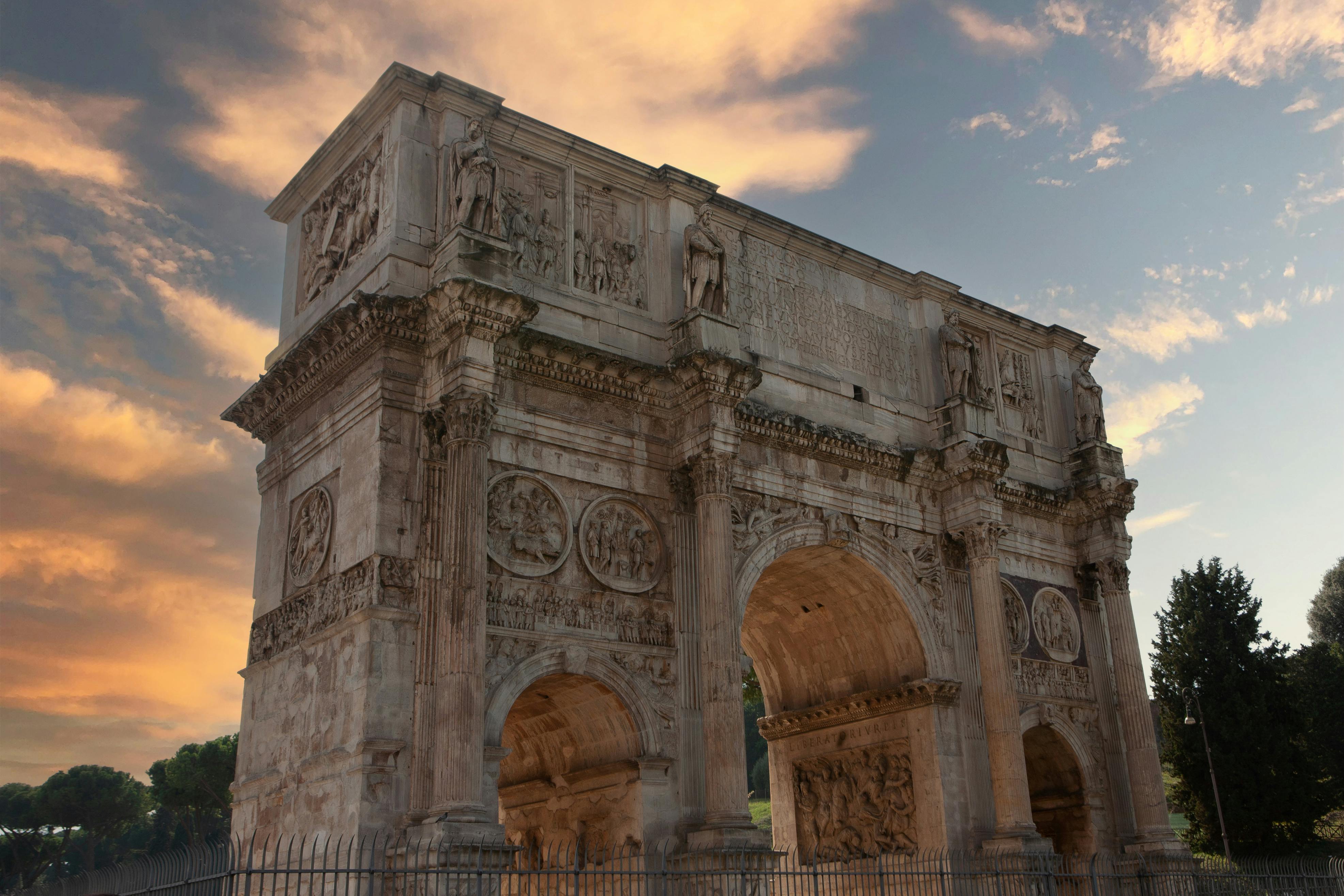 Arch of Constantine in Rome · Free Stock Photo