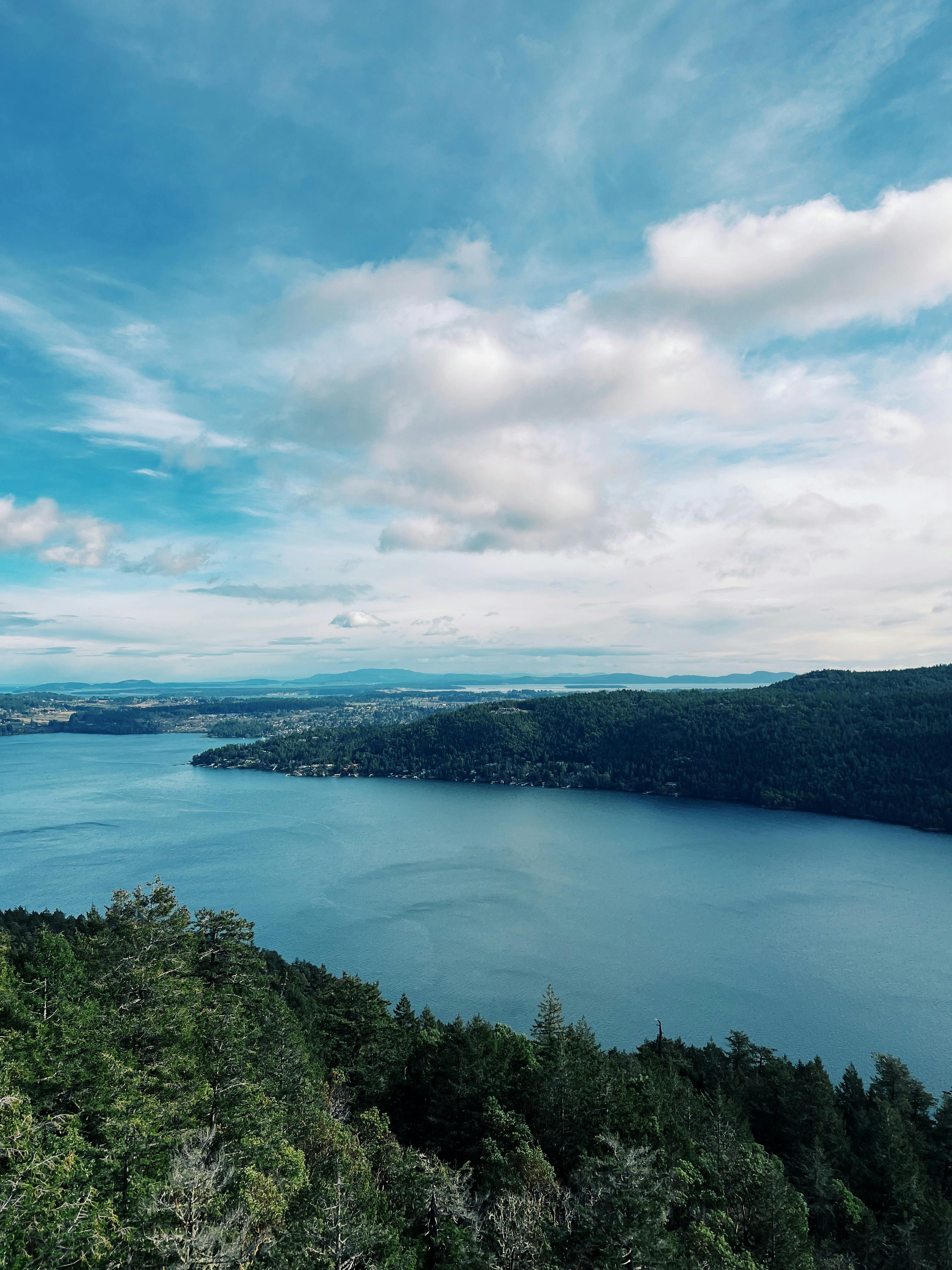 Scenic Landscape with Long Shore · Free Stock Photo