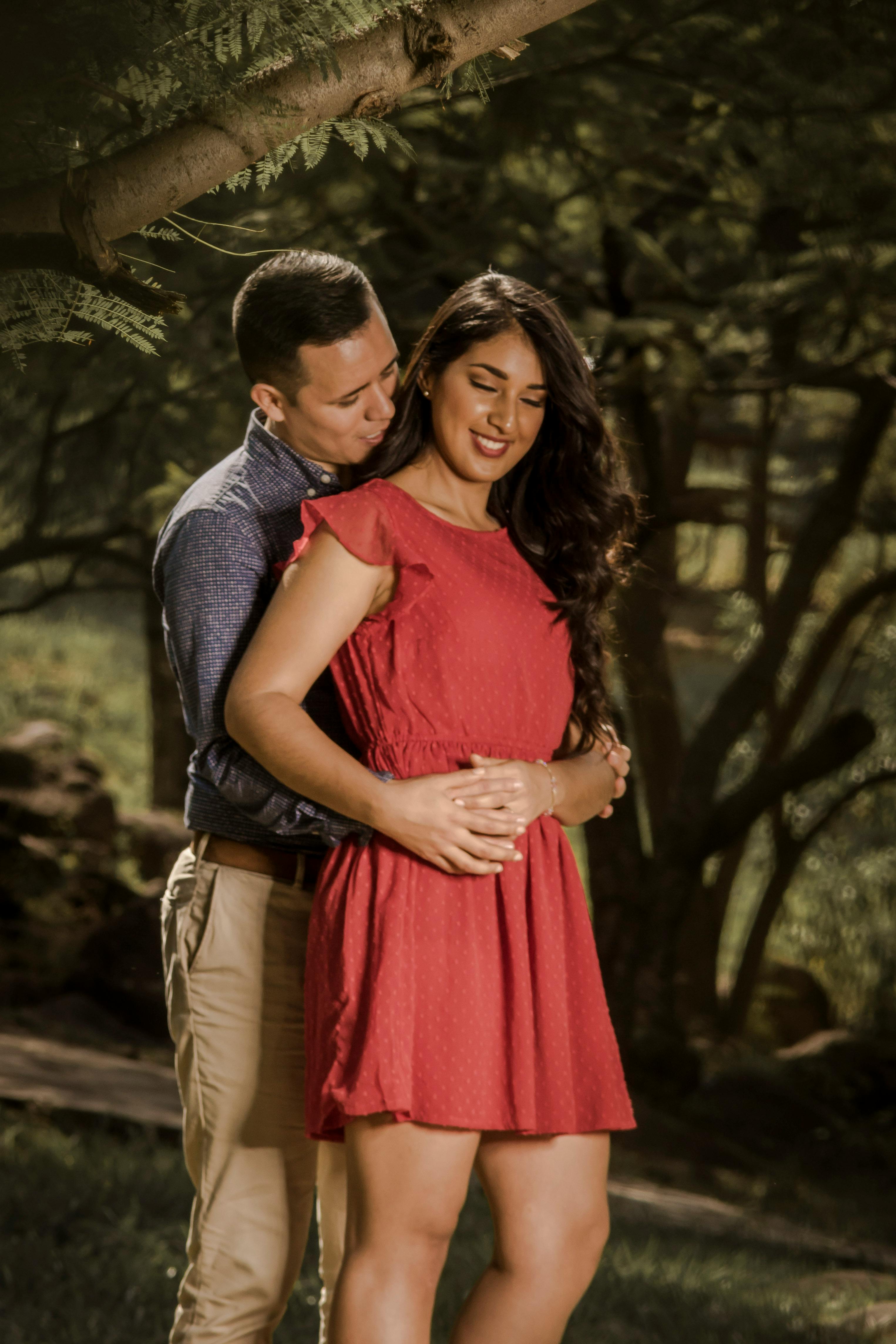 Woman Leaning Head on Man Shoulder · Free Stock Photo