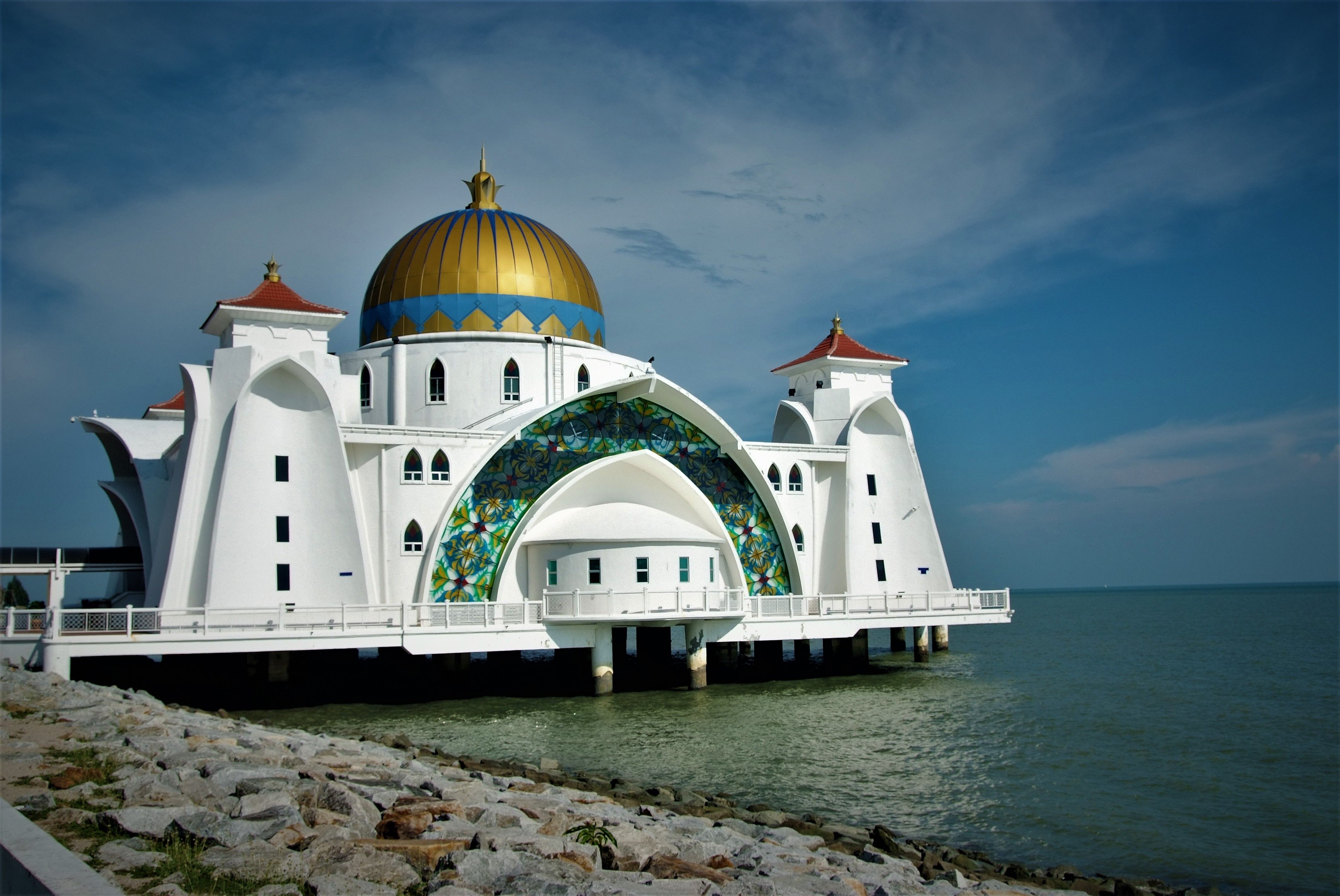Malacca Straits Mosque in Malaysia · Free Stock Photo