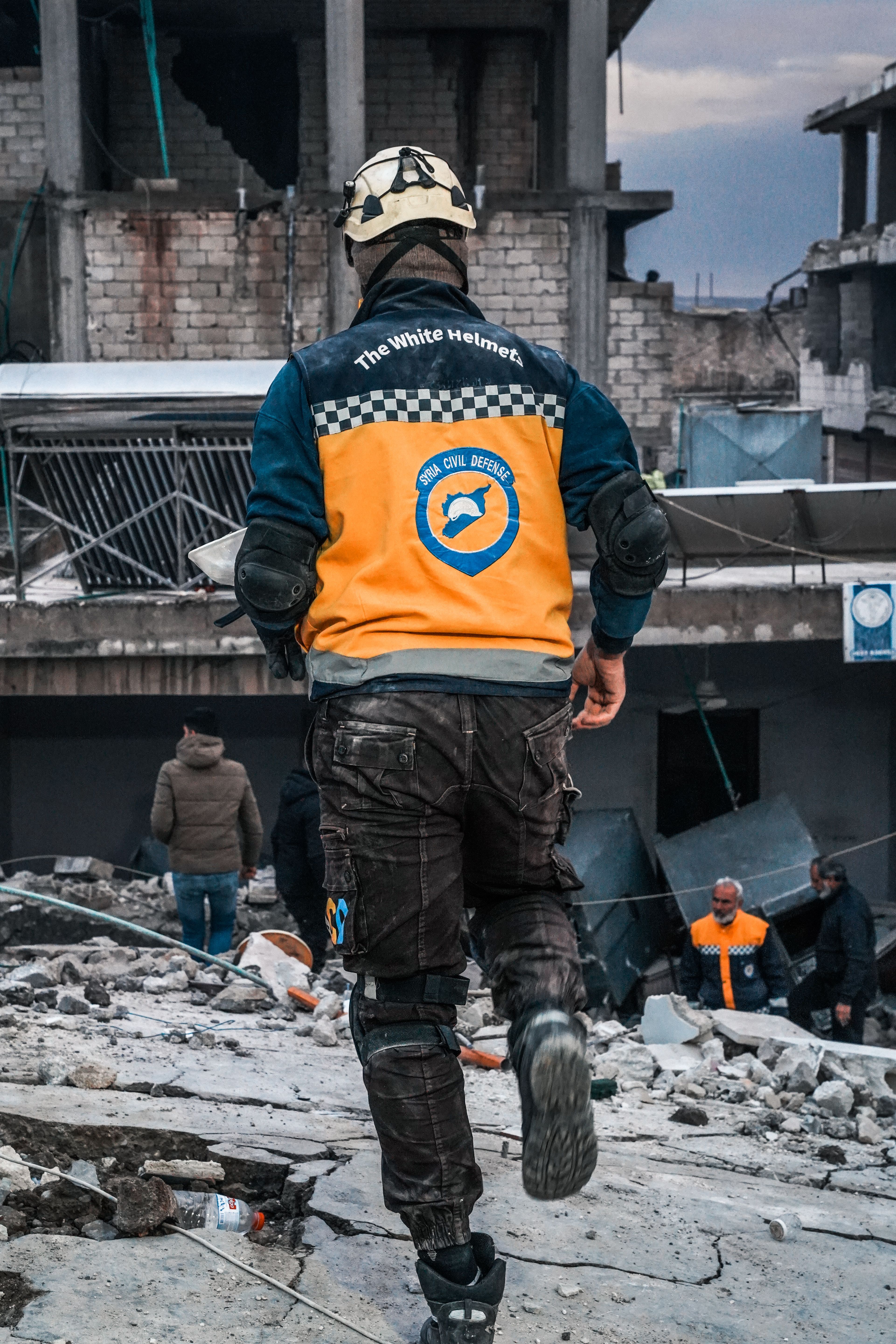 A Man in a Destroyed City · Free Stock Photo