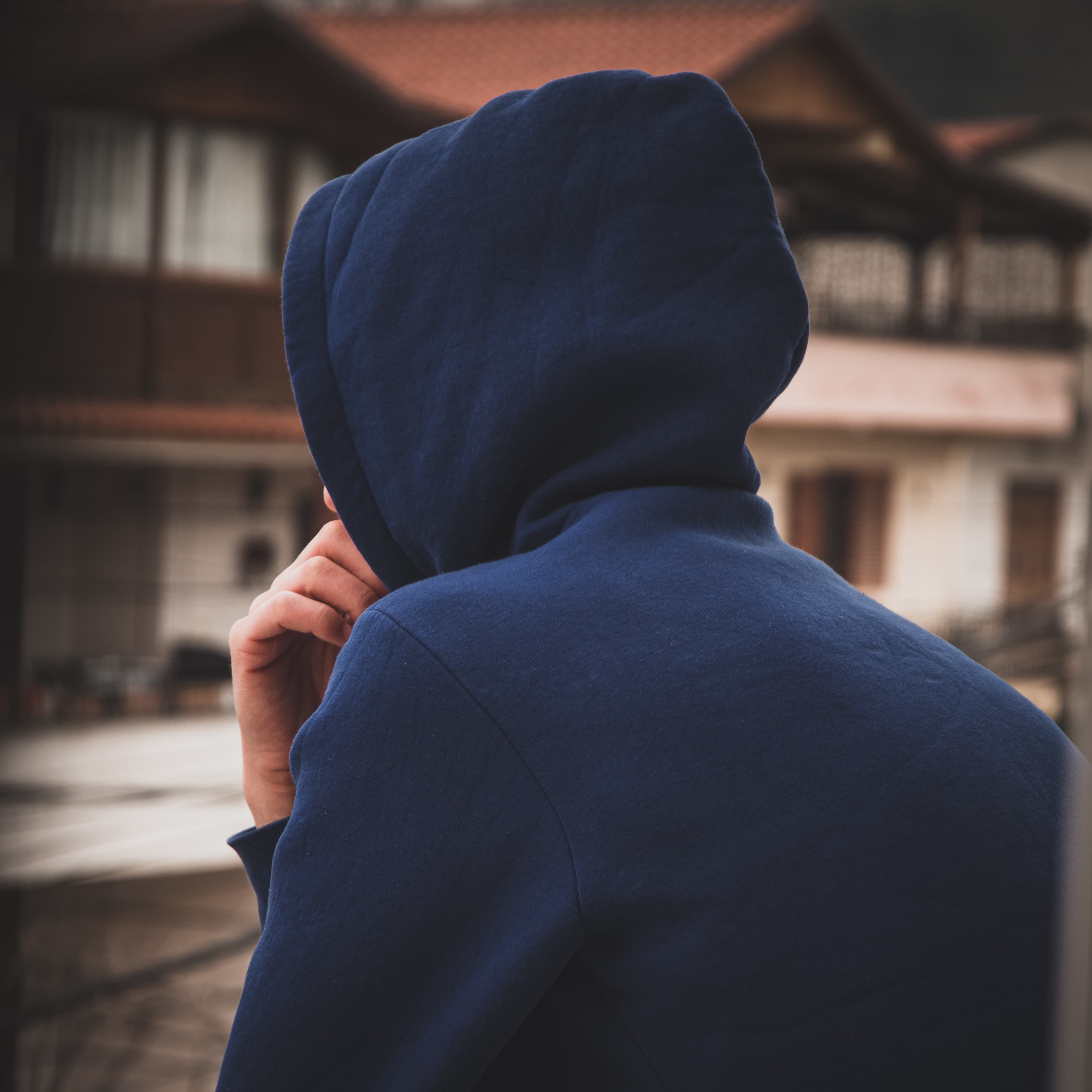Back of Person in Hoodie · Free Stock Photo