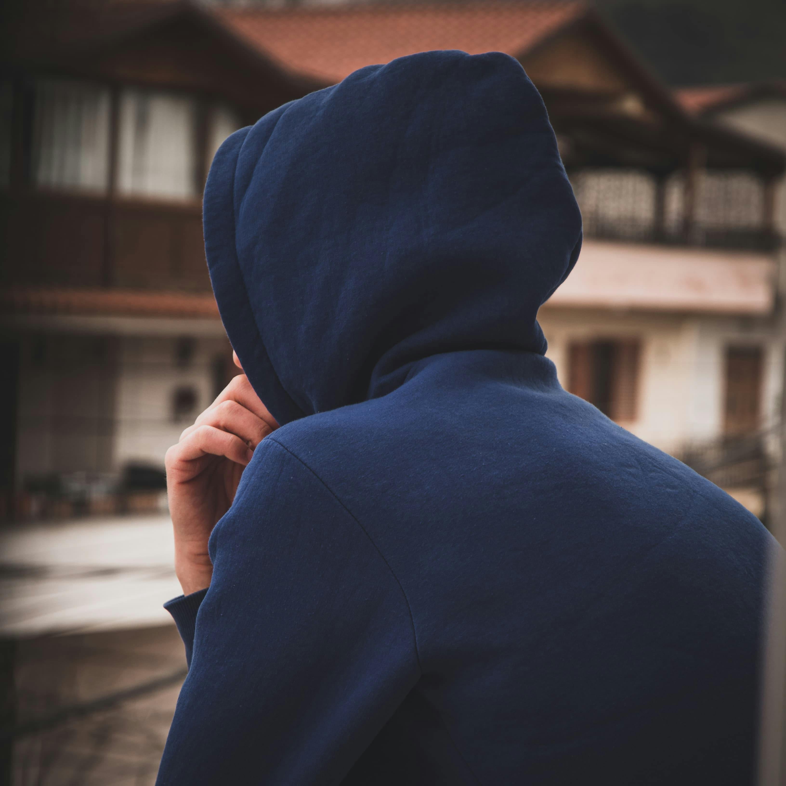 Back of Person in Hoodie · Free Stock Photo