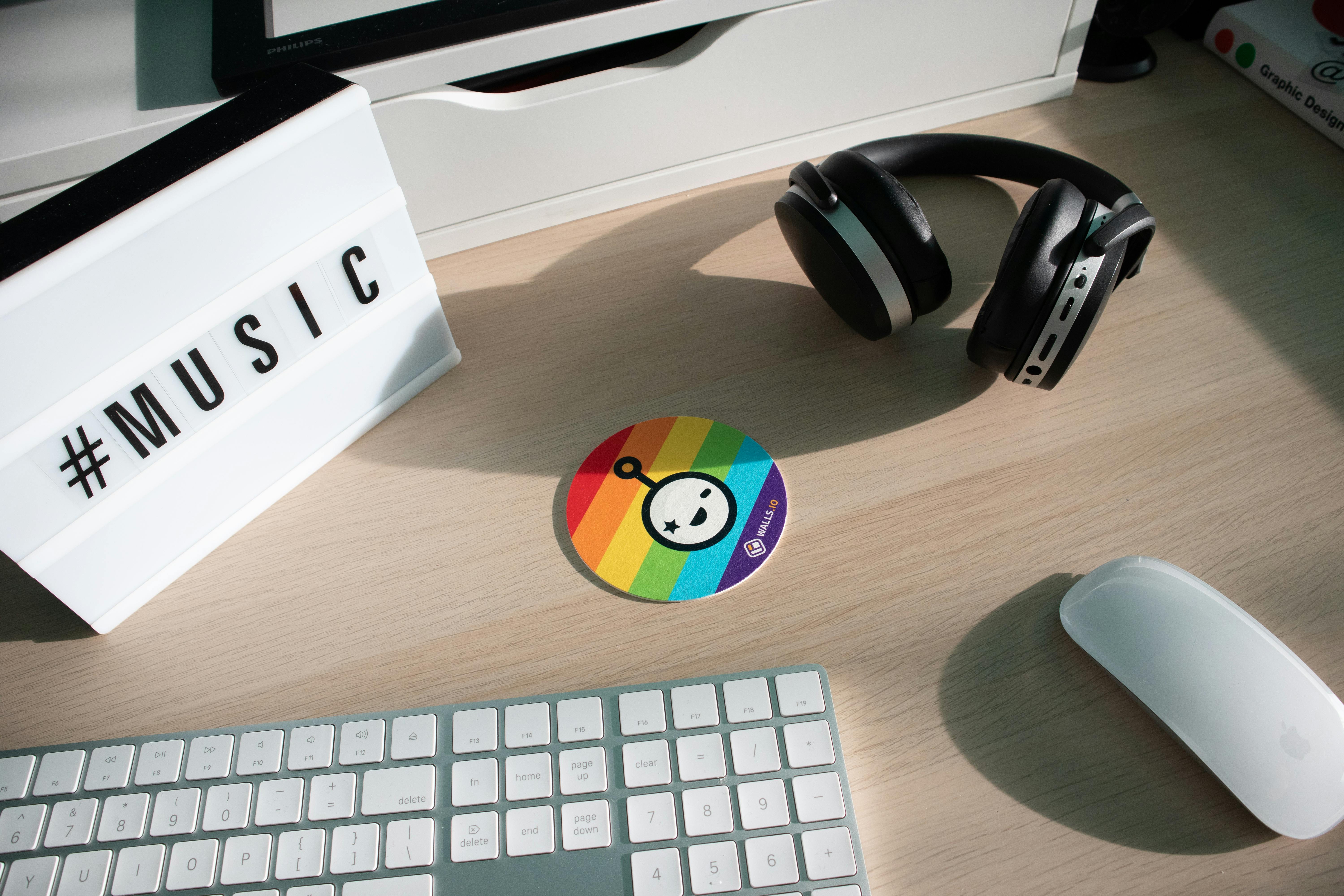 Computer Accessories on Desk · Free Stock Photo