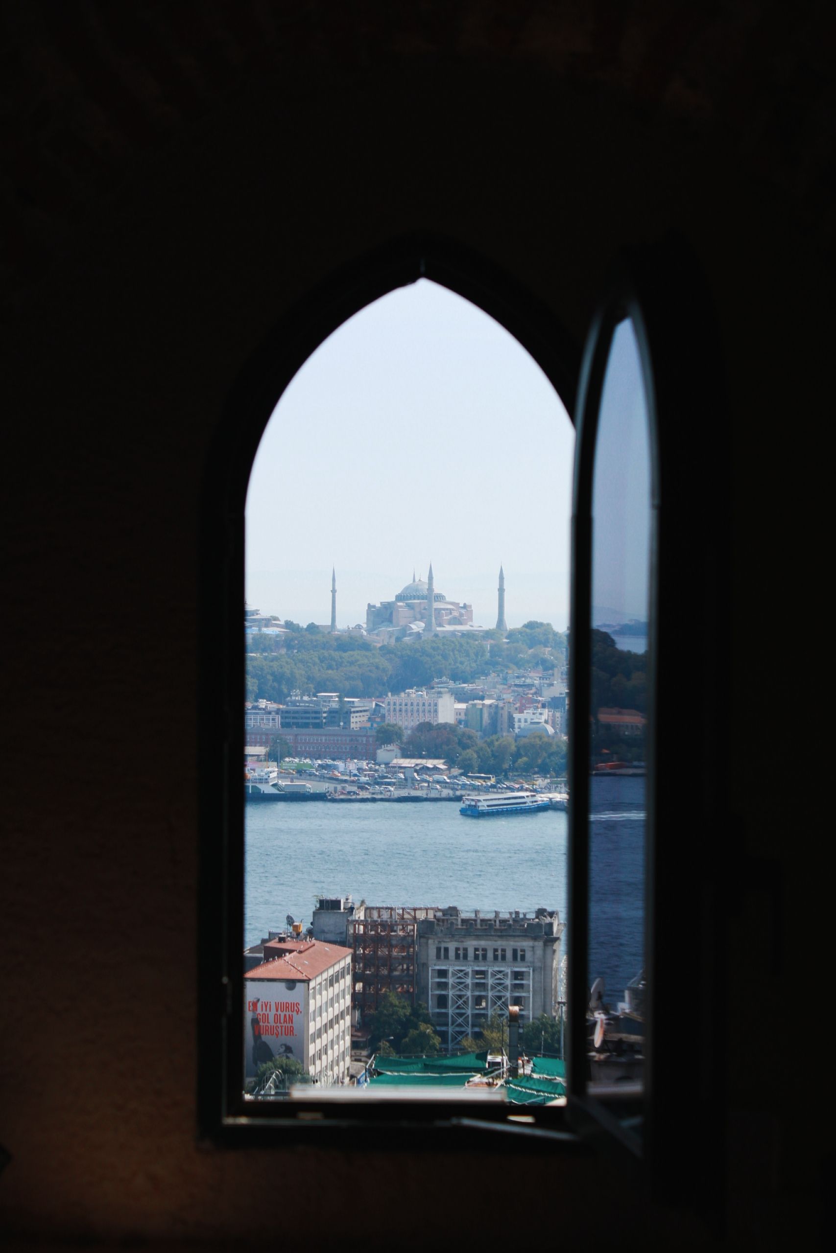 View of Istanbul from an Open Window · Free Stock Photo
