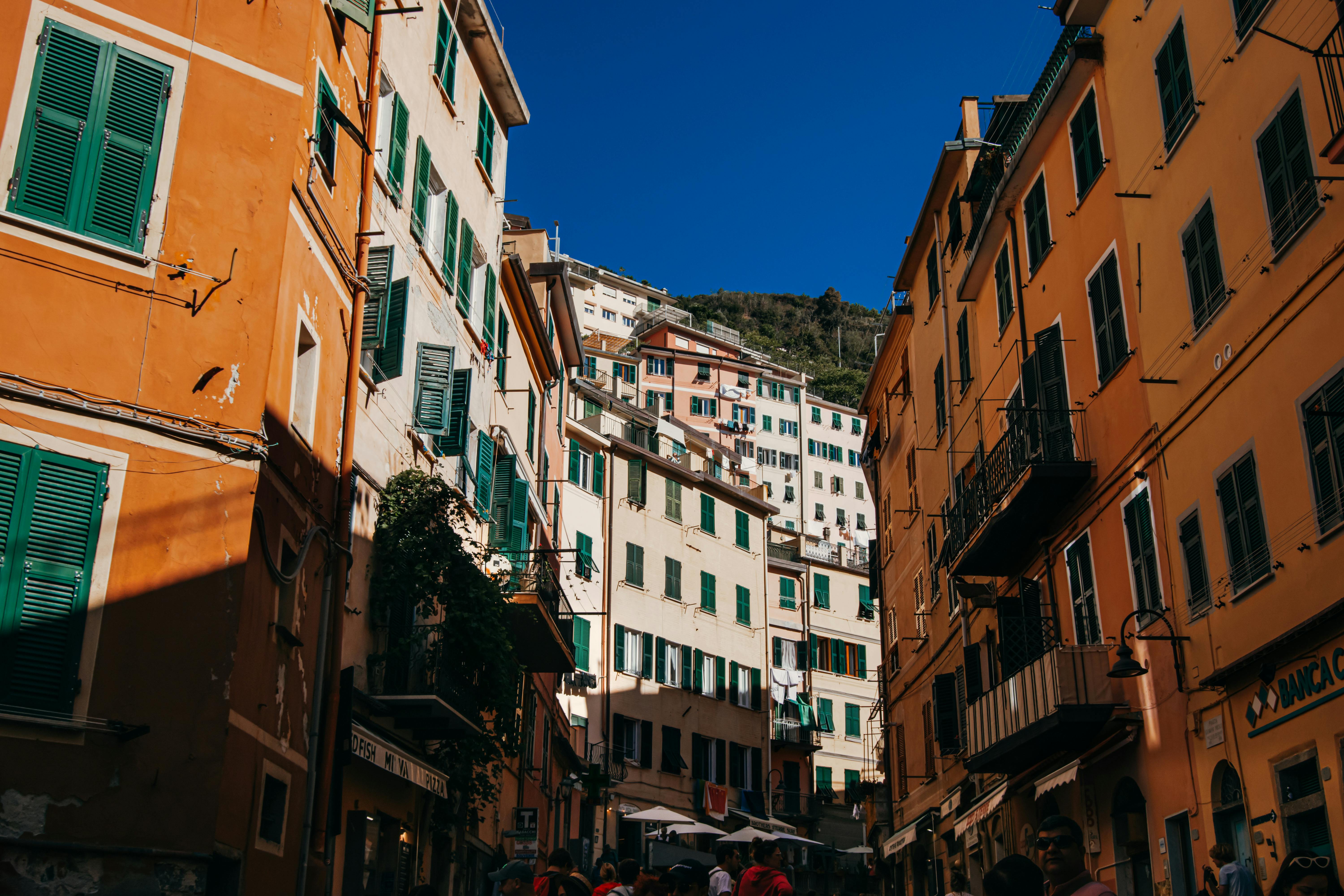 Man Walking Down Town Steps · Free Stock Photo