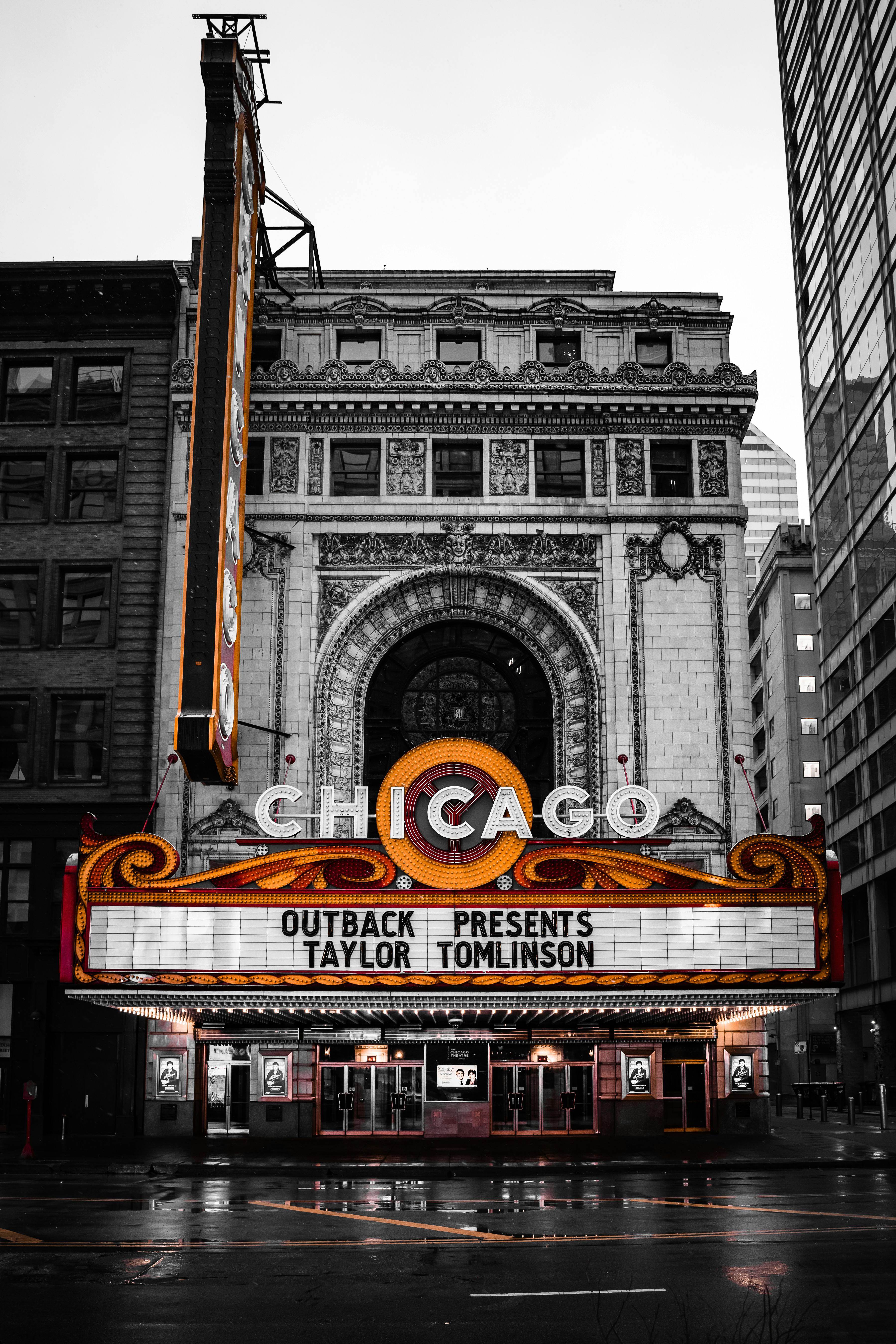 Chicago Lighted Signage · Free Stock Photo