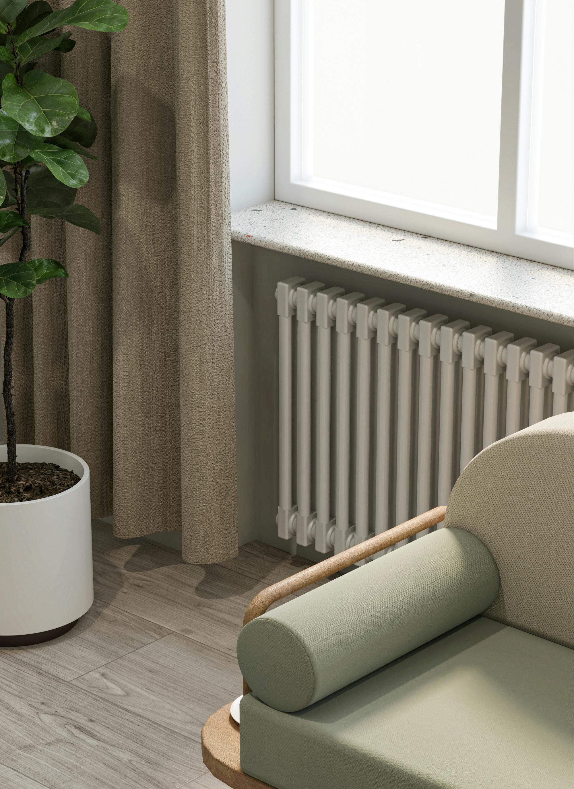 Radiator in a Living Room · Free Stock Photo