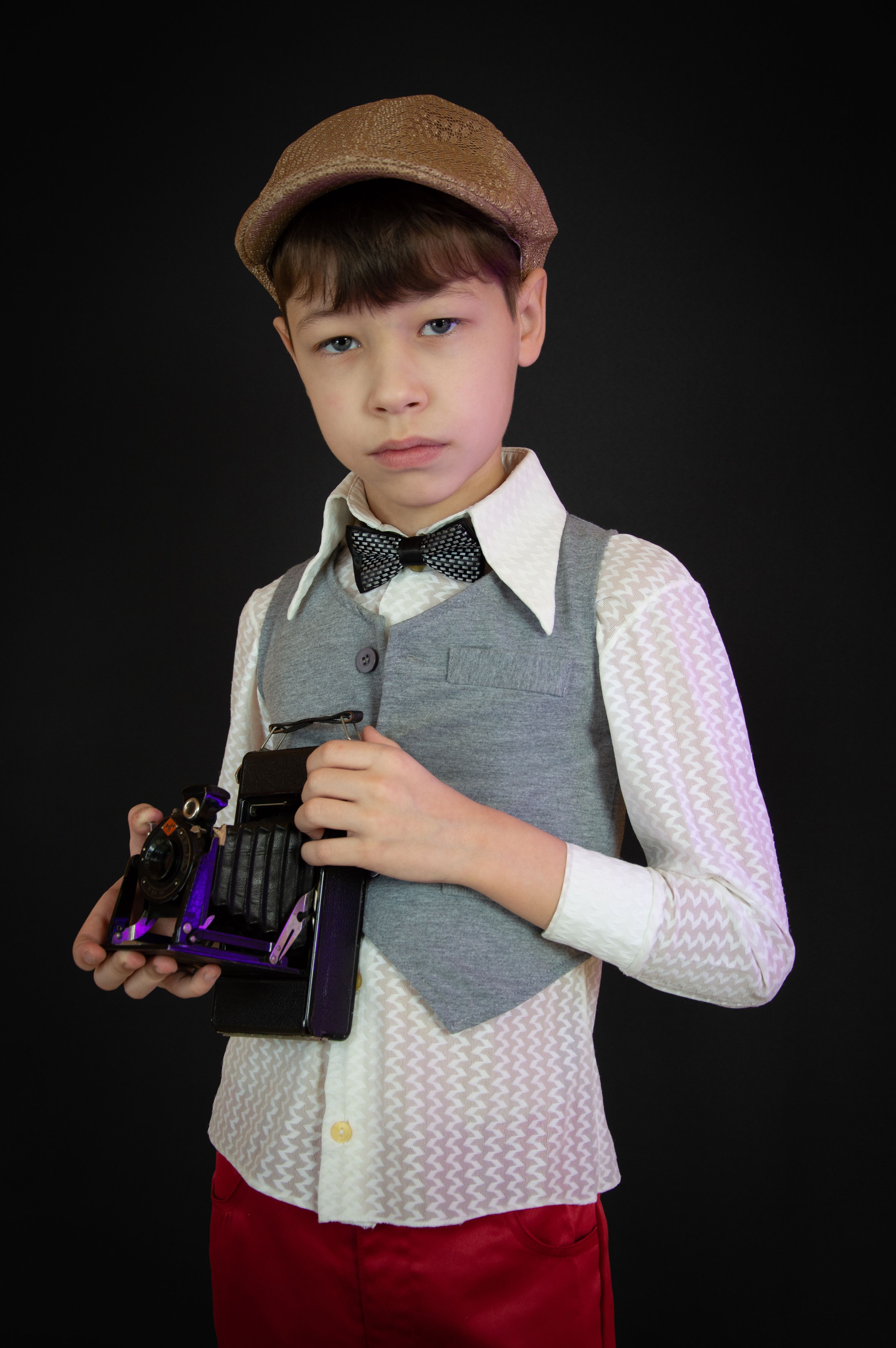 Boy in a Vintage Costume · Free Stock Photo